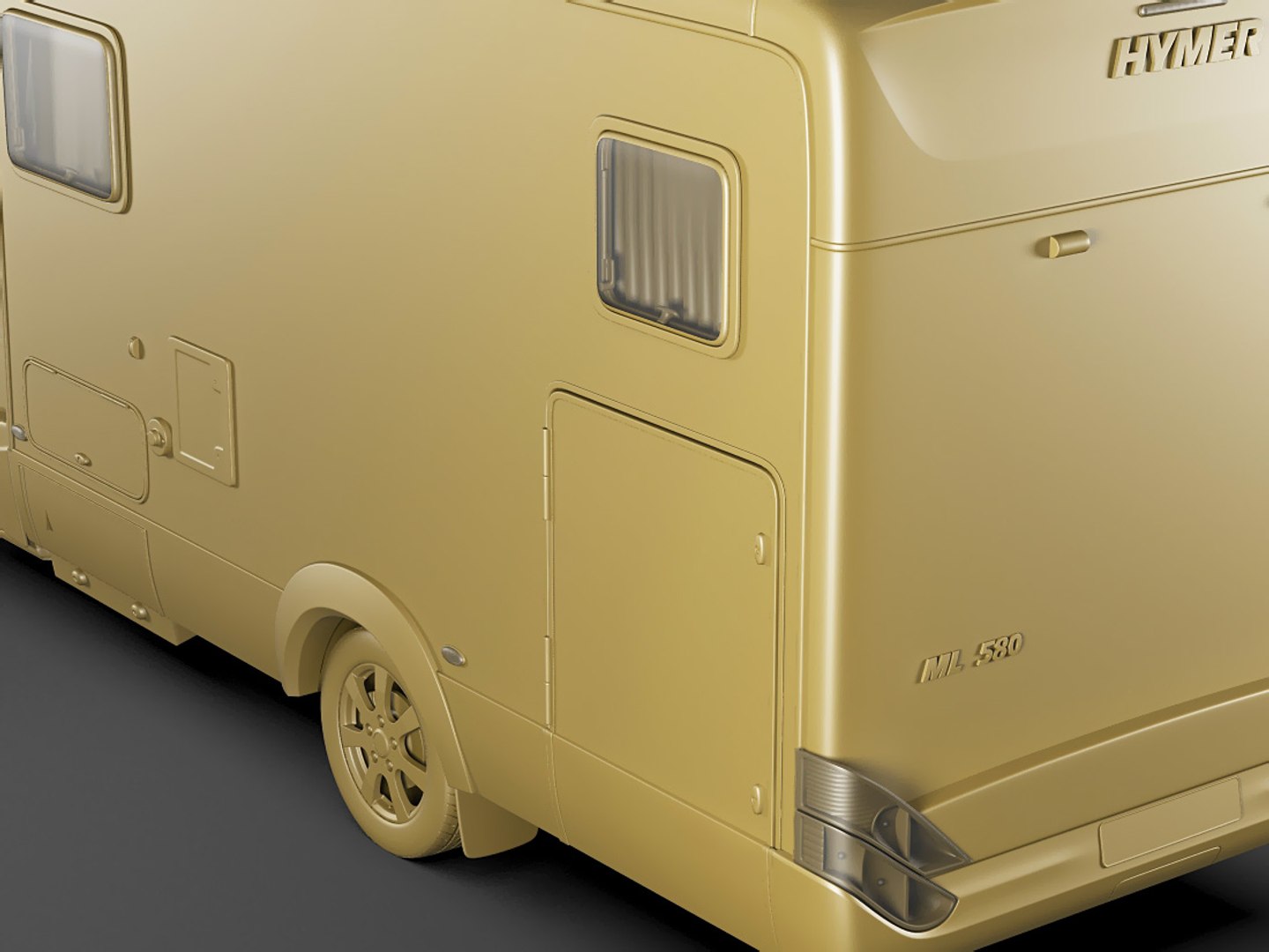 3d Model Hymer Ml-t 580