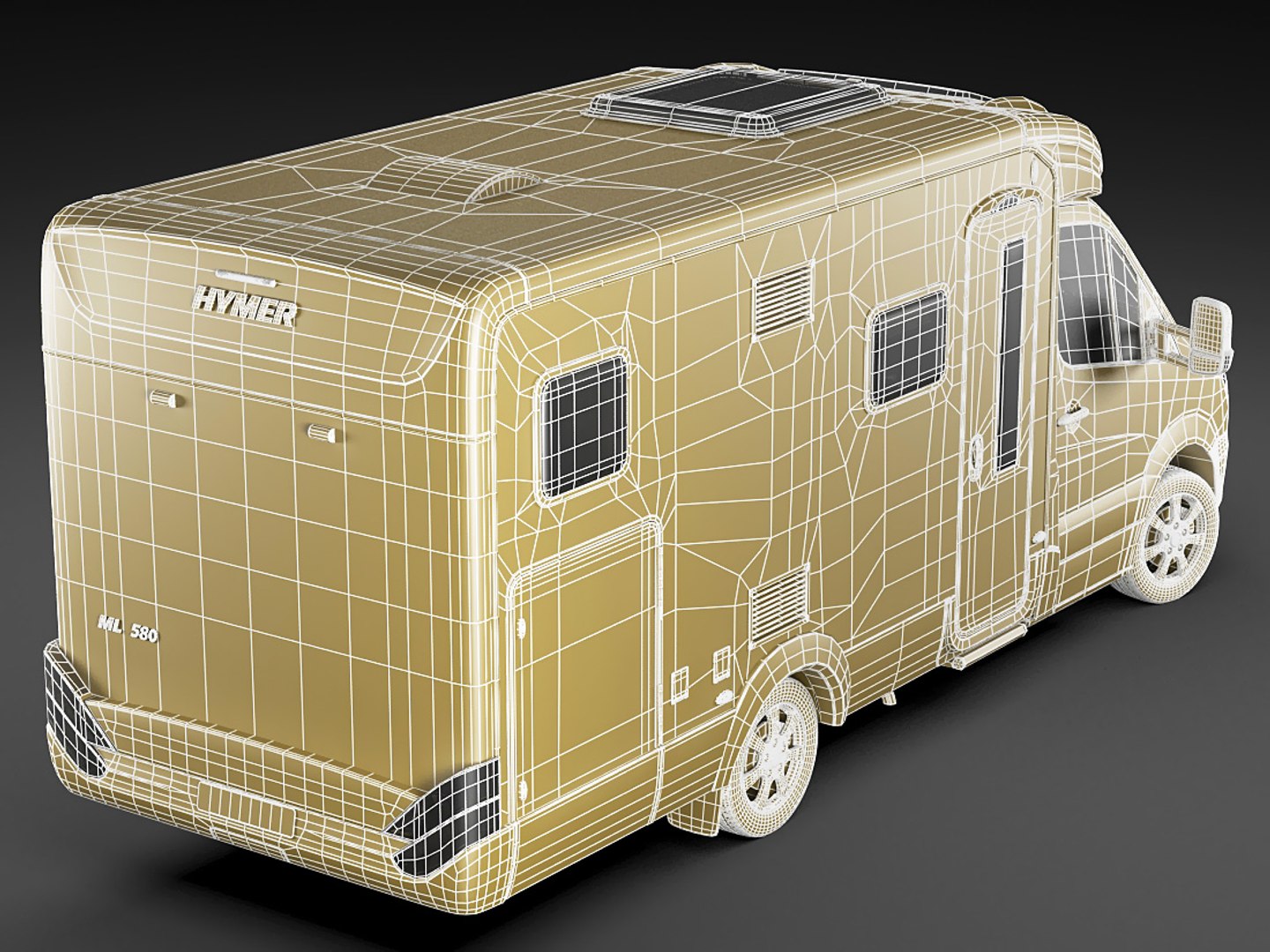 3d Model Hymer Ml-t 580