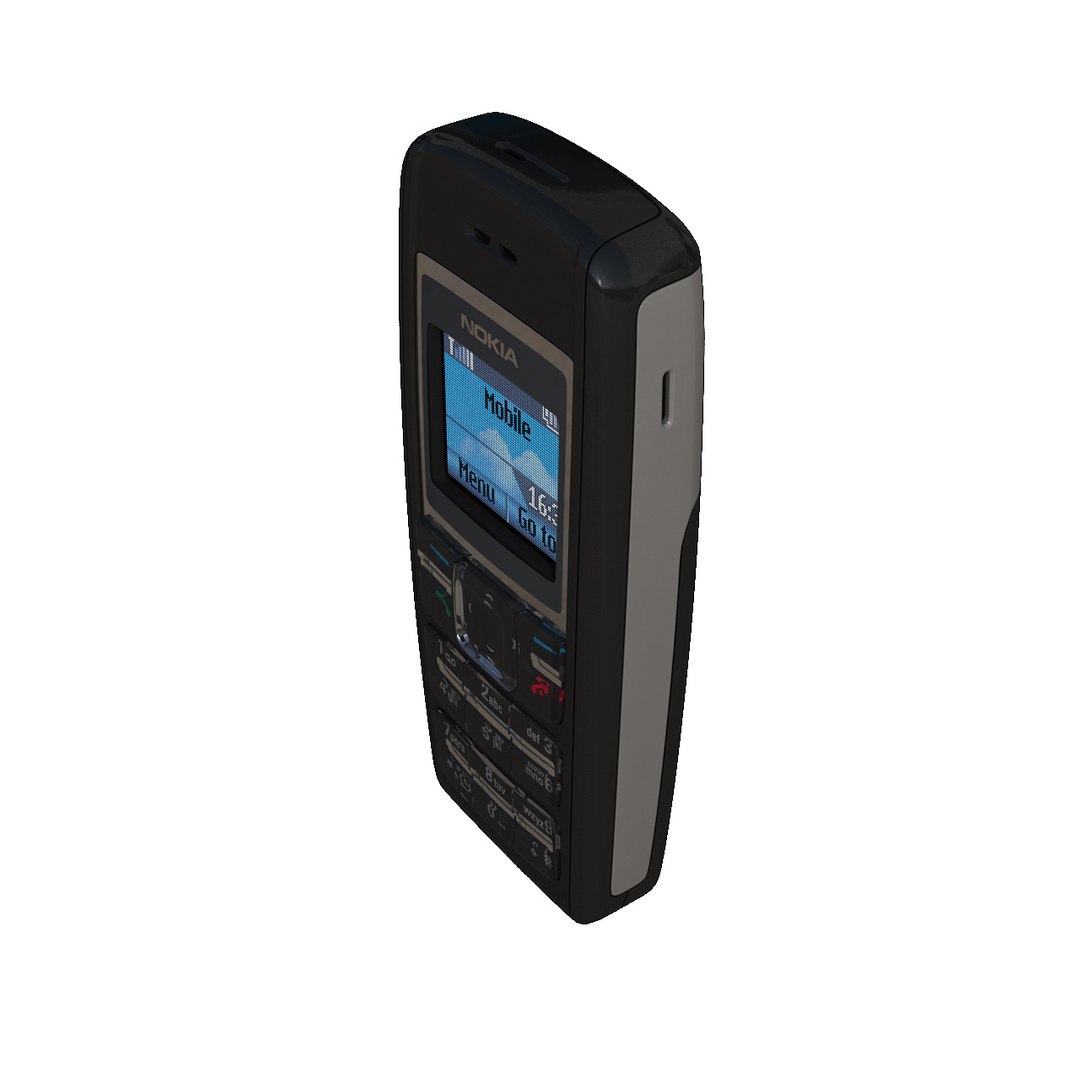 Mobile Phone Nokia 1600 3D - TurboSquid 1263079