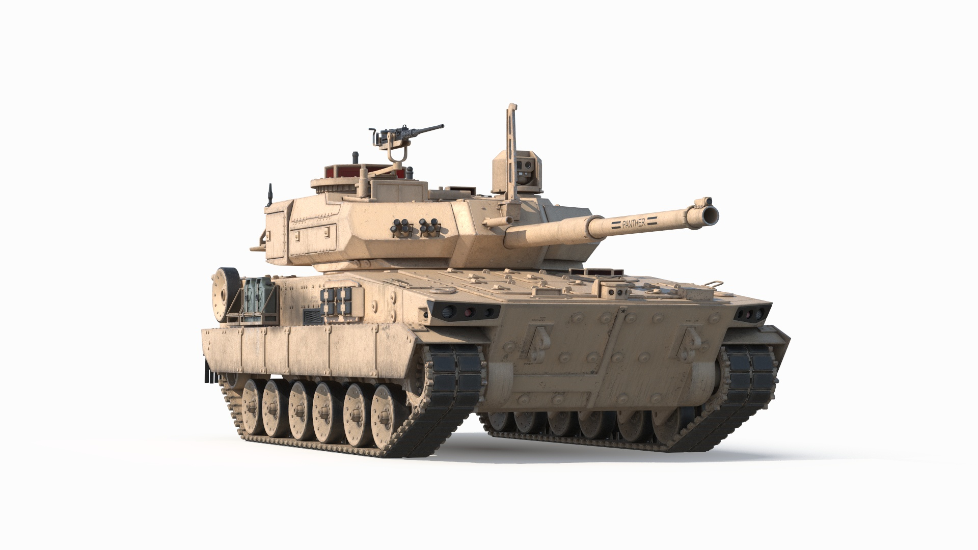 3D M10 Booker Tracked Vehicle With Dirty Hull - TurboSquid 2402458