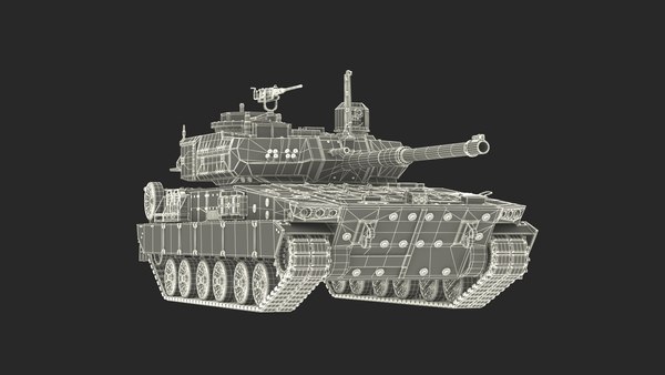 modelo 3d Vehículo de orugas M10 Booker con casco sucio - TurboSquid ...