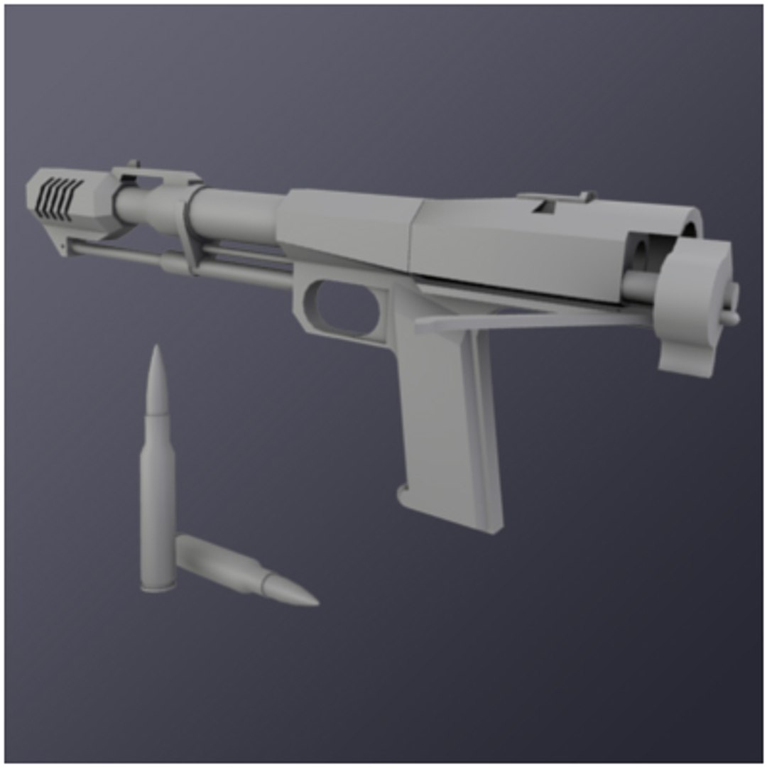 3d Model Thunder Amp Weapon