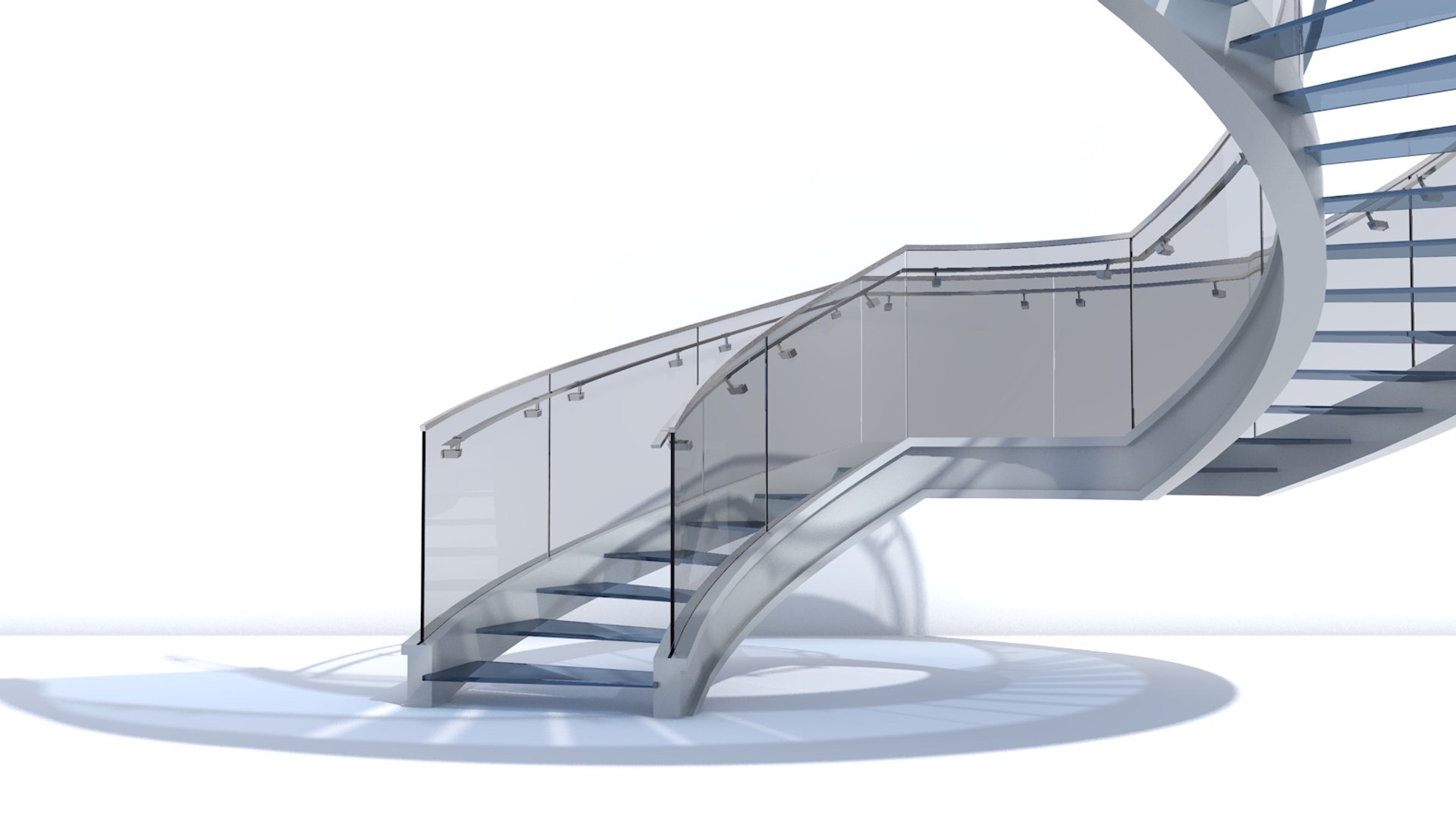 3d 3dmd Railing Frameless Model