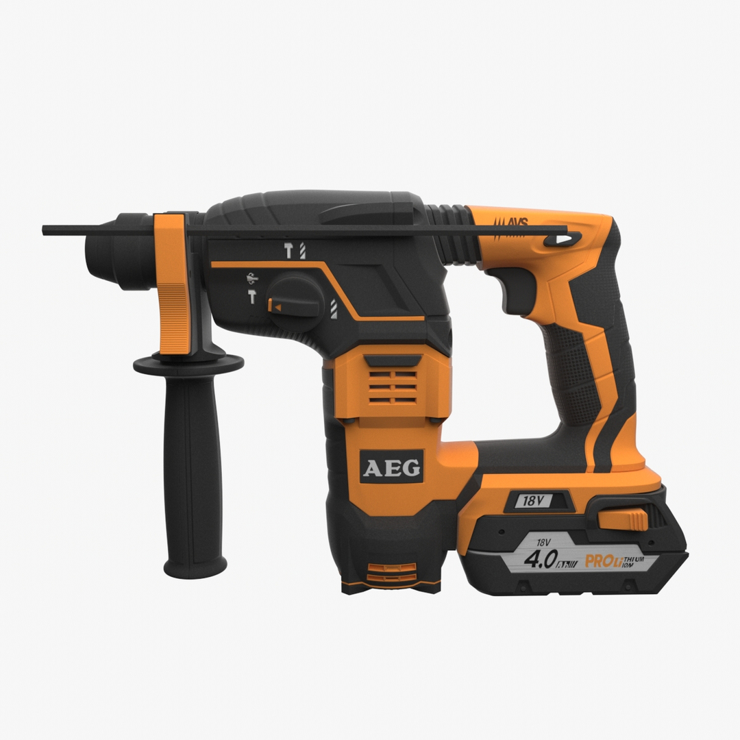perforator aeg bbh 18 3d model