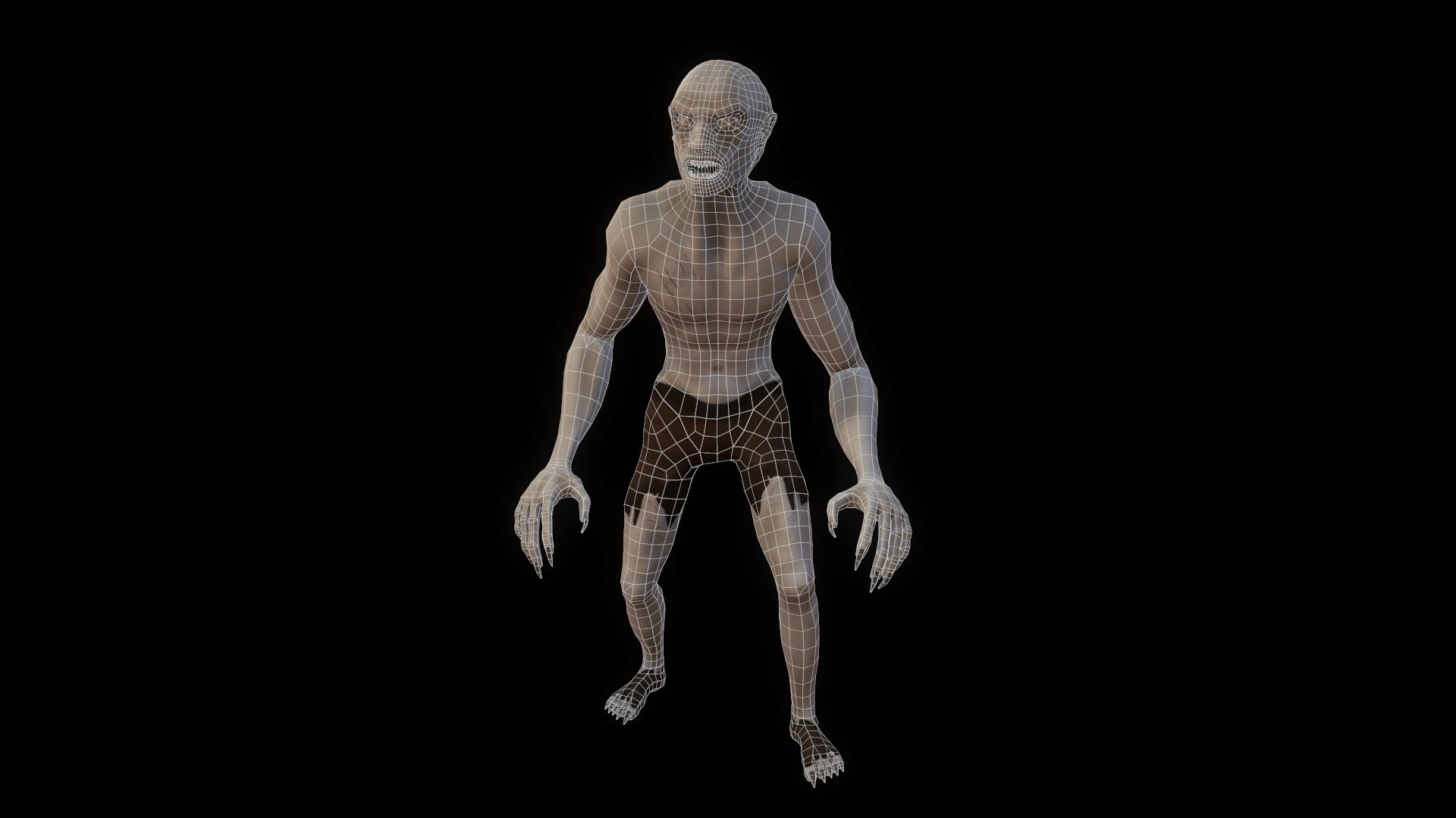 Wendigo Character Animations 3D Model - TurboSquid 1266110