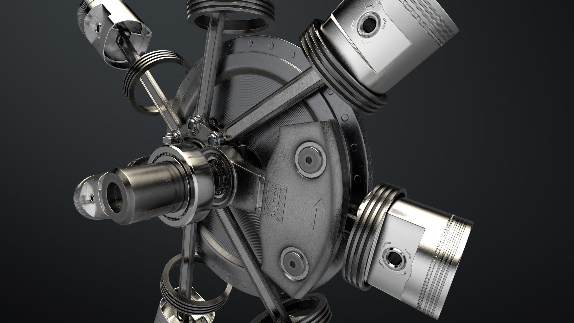 3D AirCraft Engine Model - TurboSquid 1783738