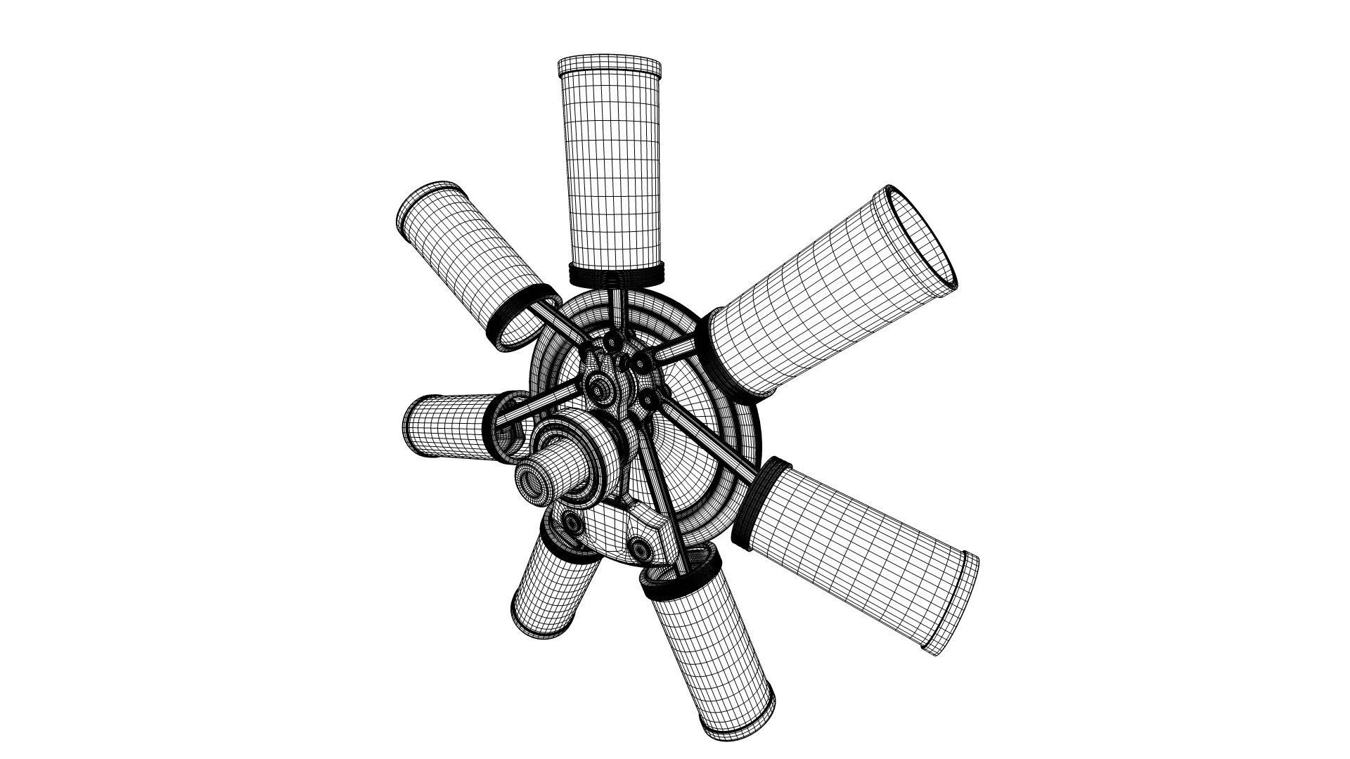 3D AirCraft Engine Model - TurboSquid 1783738