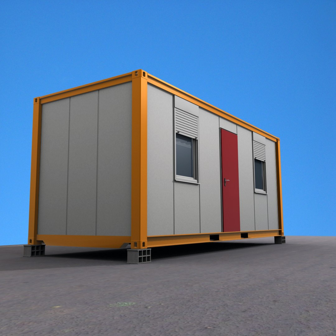 3d office containers pack