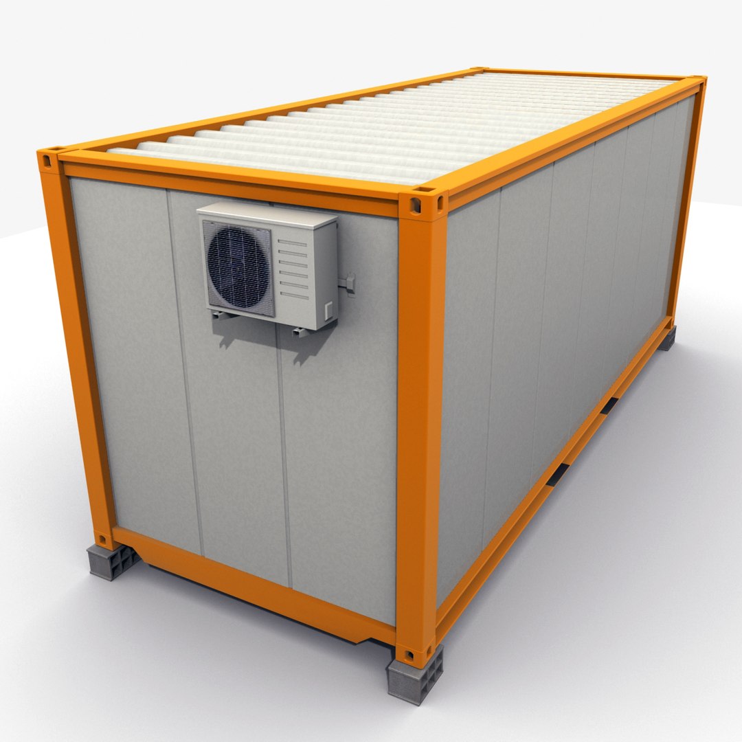 3d office containers pack