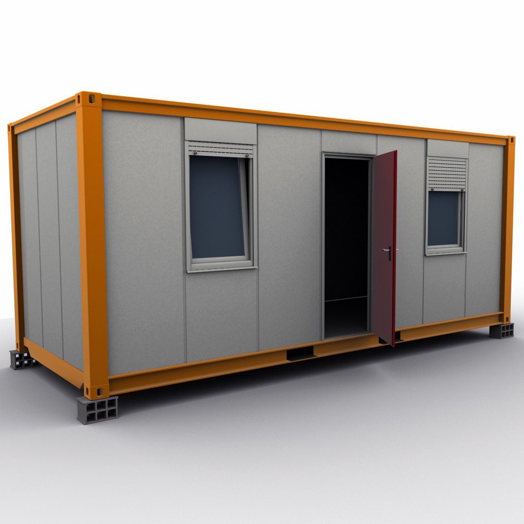 3d office containers pack