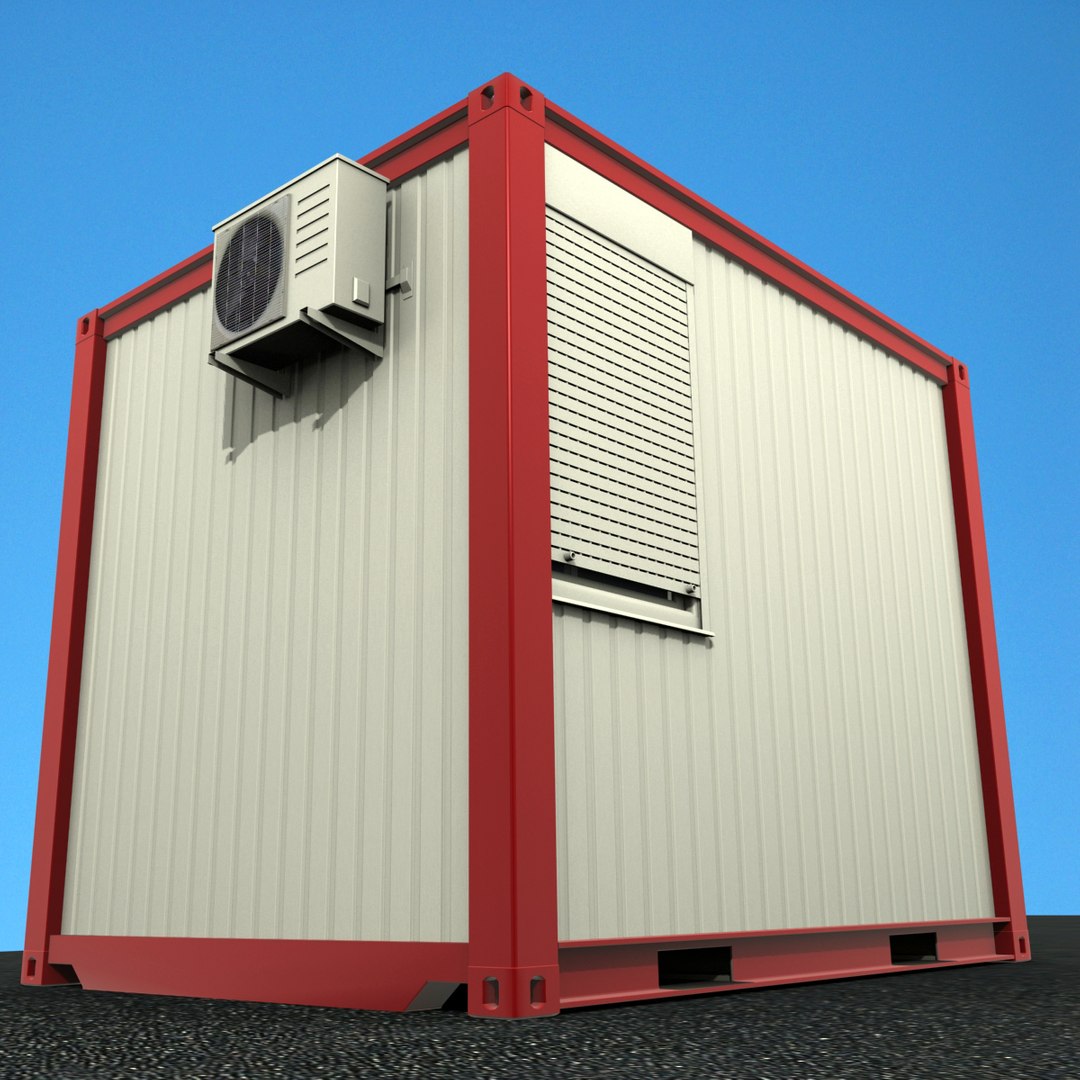 3d office containers pack