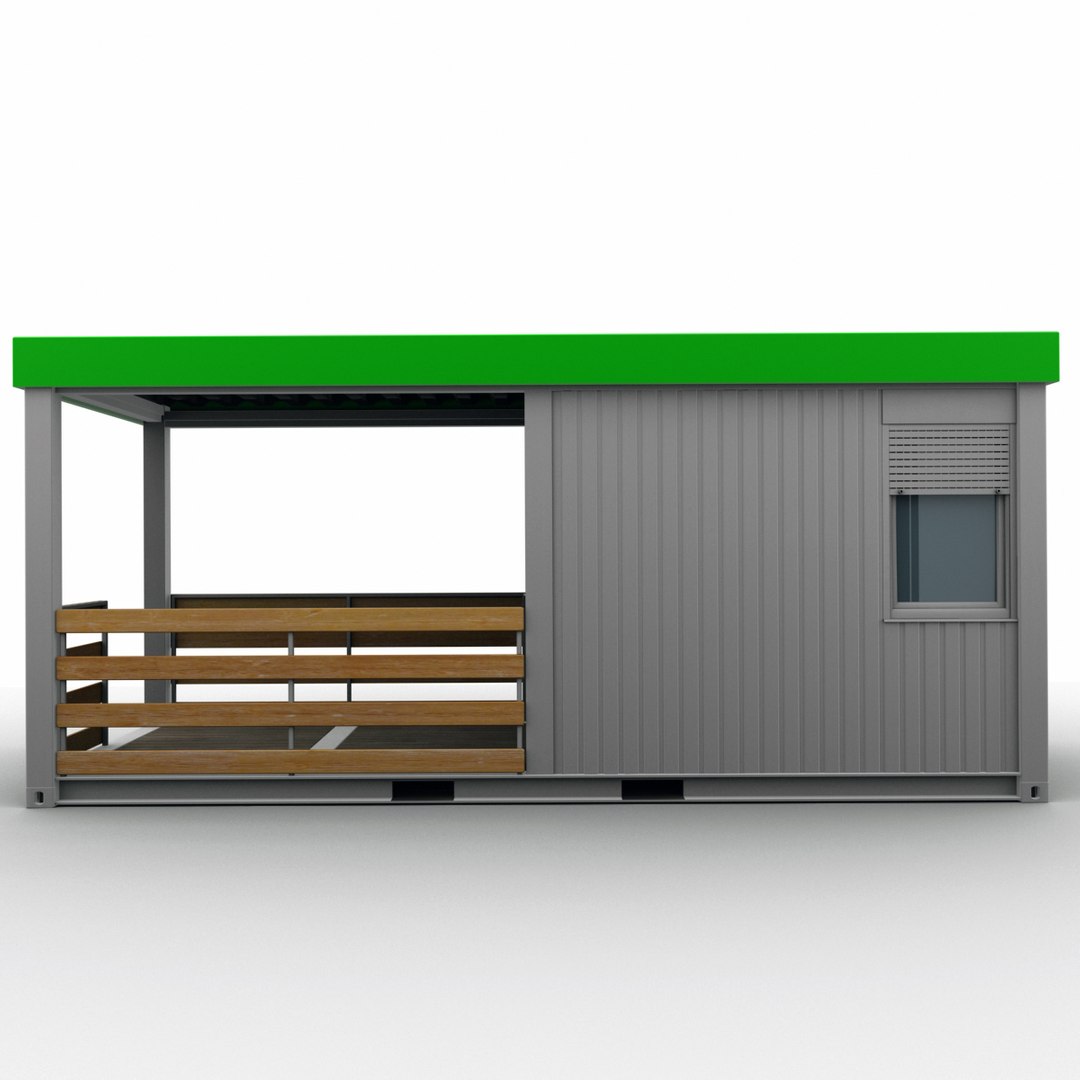 3d office containers pack