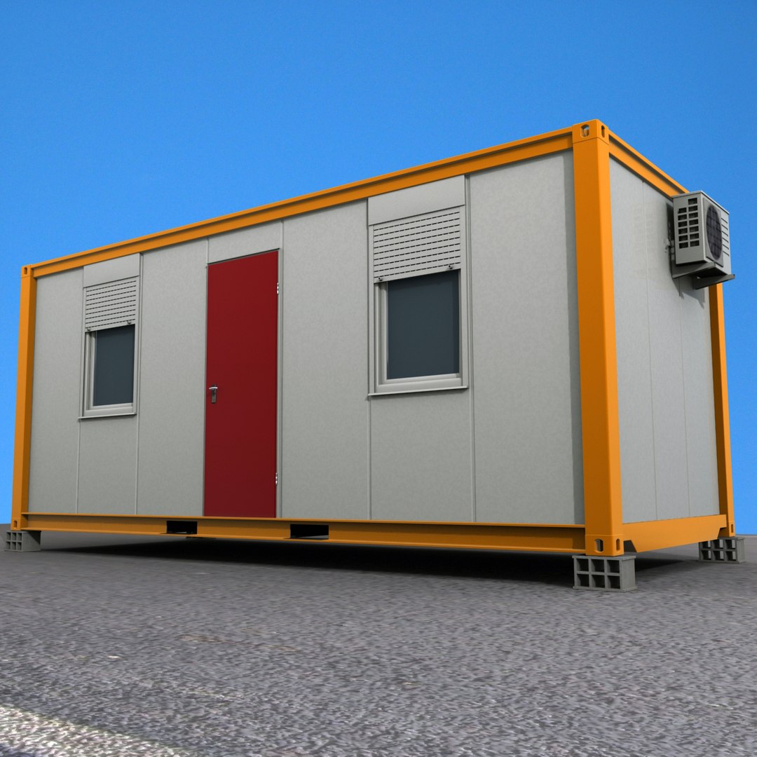 3d office containers pack