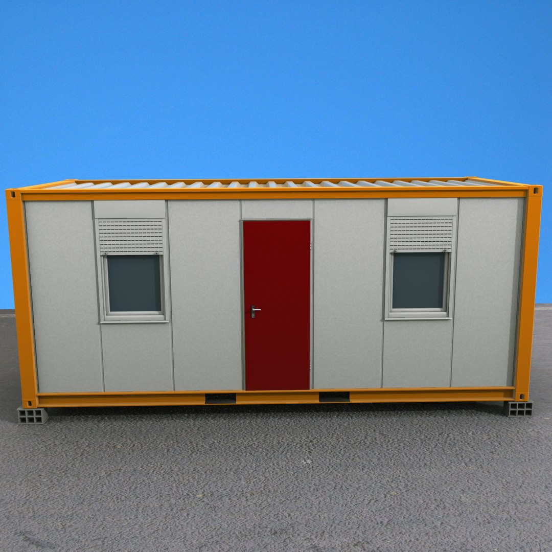 3d office containers pack