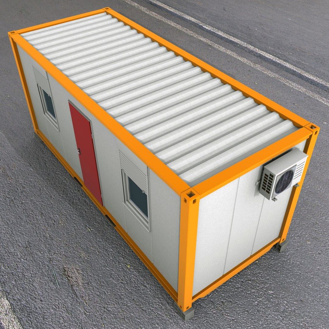 3d office containers pack
