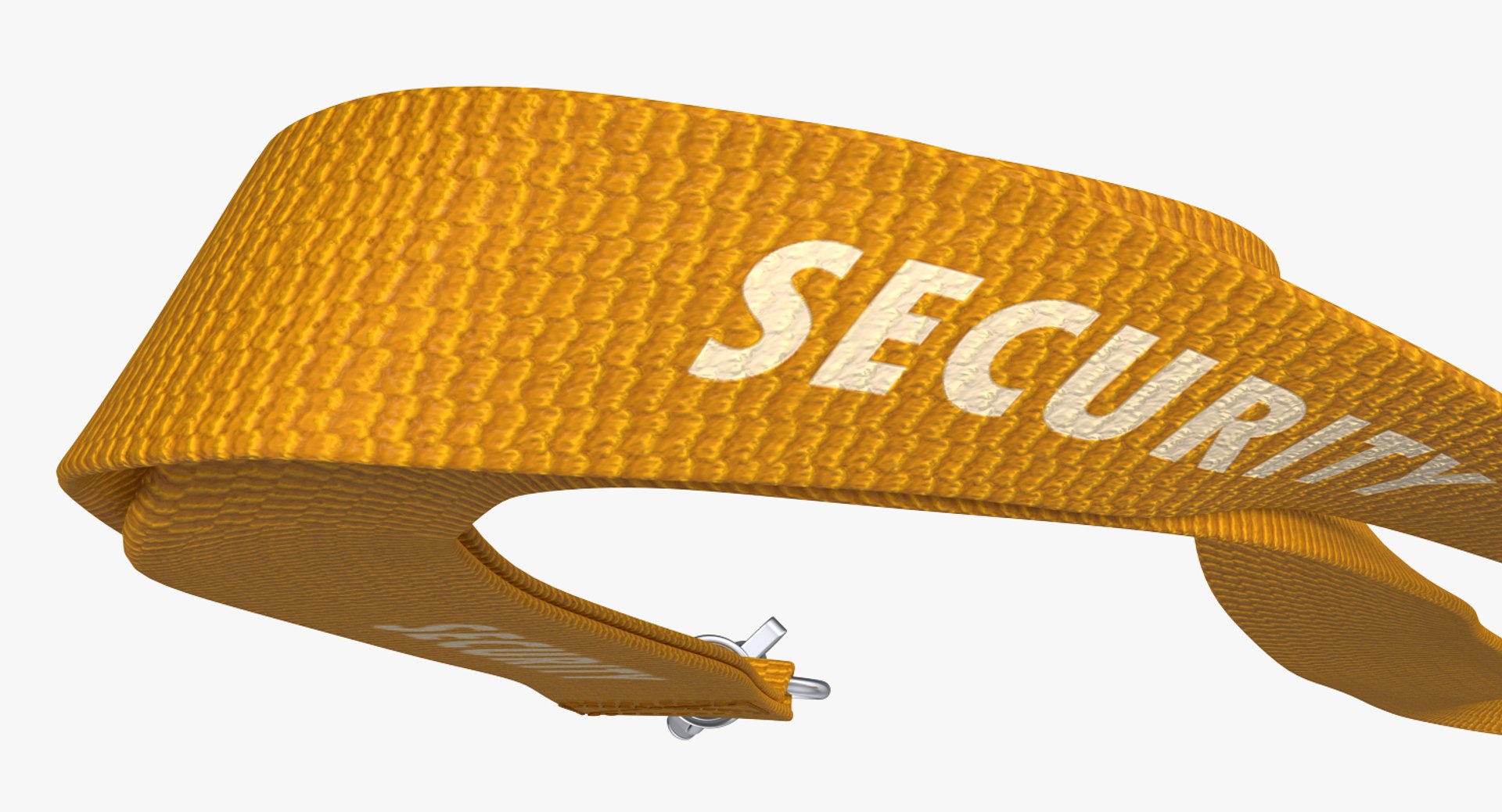 Yellow Security Lanyard 3D Model - TurboSquid 1255822