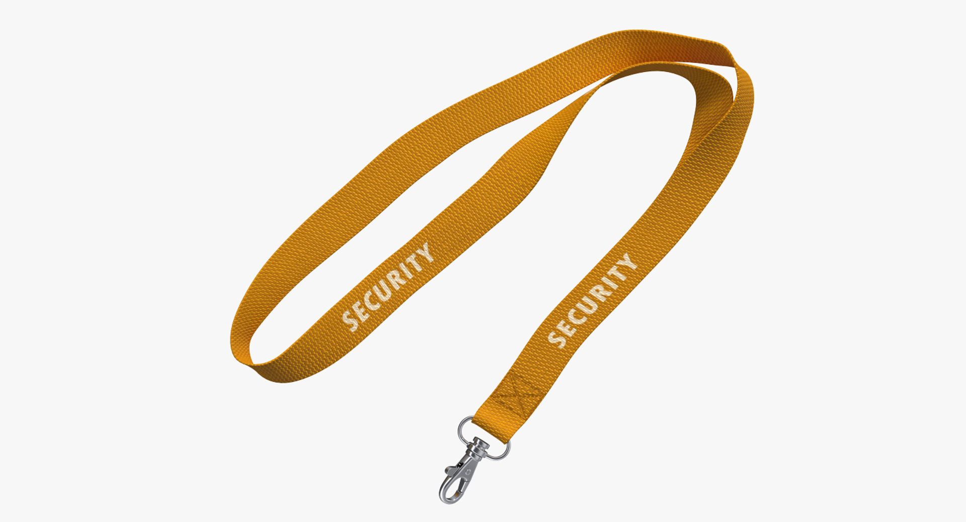Yellow Security Lanyard 3D Model - TurboSquid 1255822