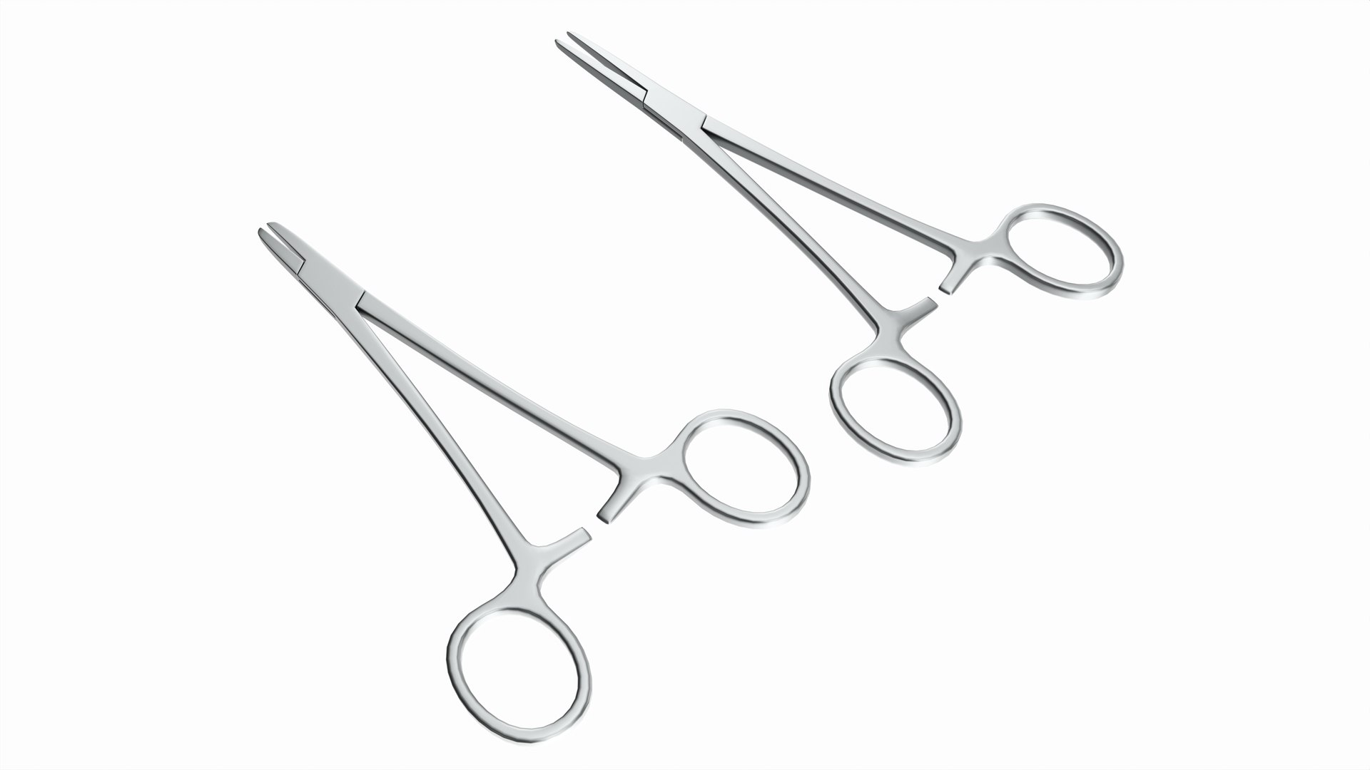 Needle Holder Surgical Instrument Set Model - TurboSquid 2224862