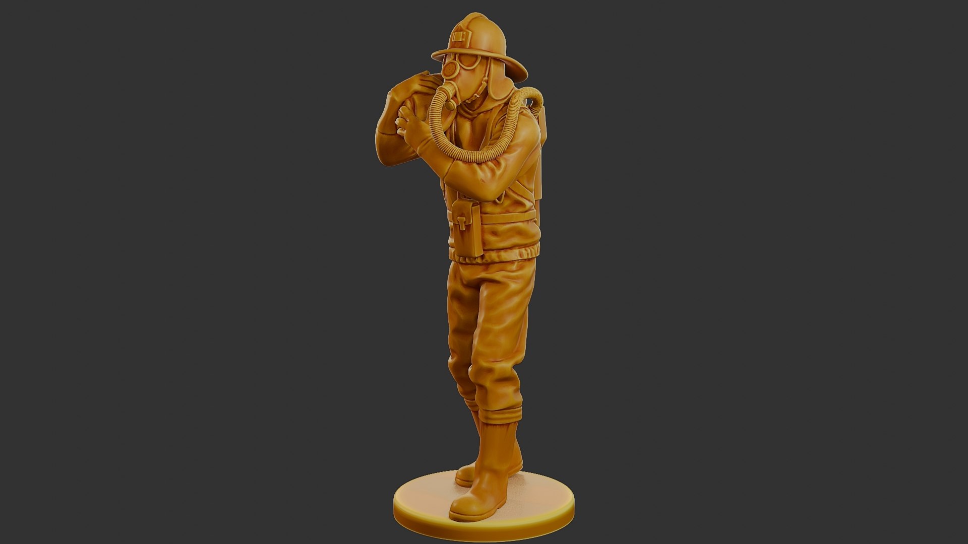 Czechoslovakian Firefighter 90s Pack 1 3D Model - TurboSquid 2377103