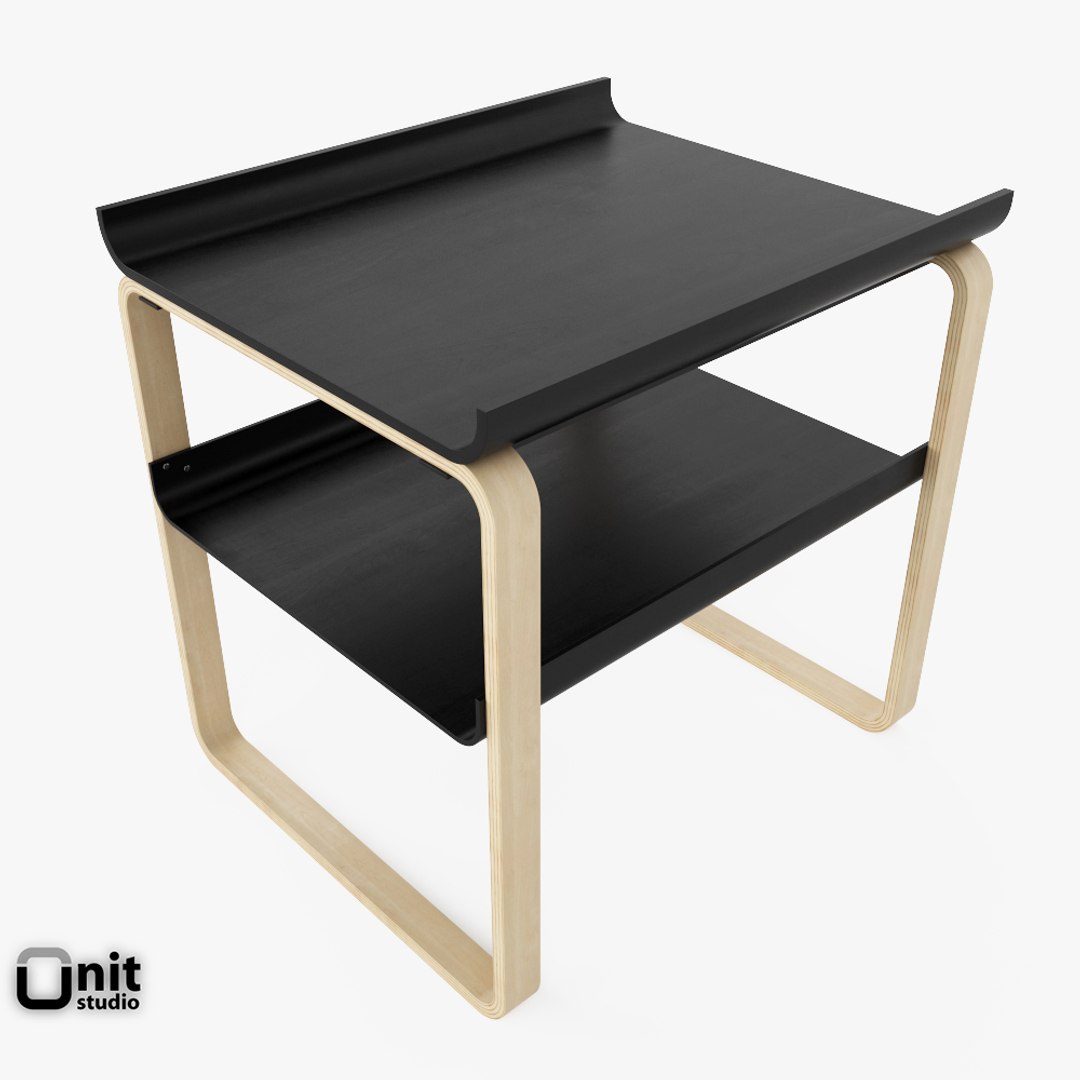 3d artek table 915 alvar aalto model