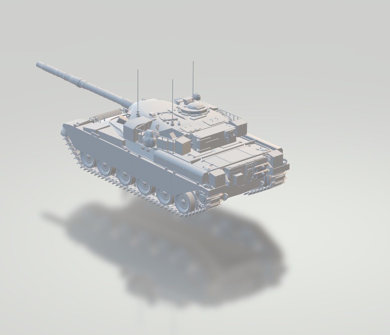Chieftain Tank Model - TurboSquid 1364545