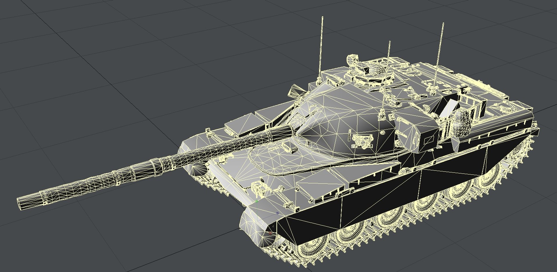 Chieftain Tank Model - TurboSquid 1364545