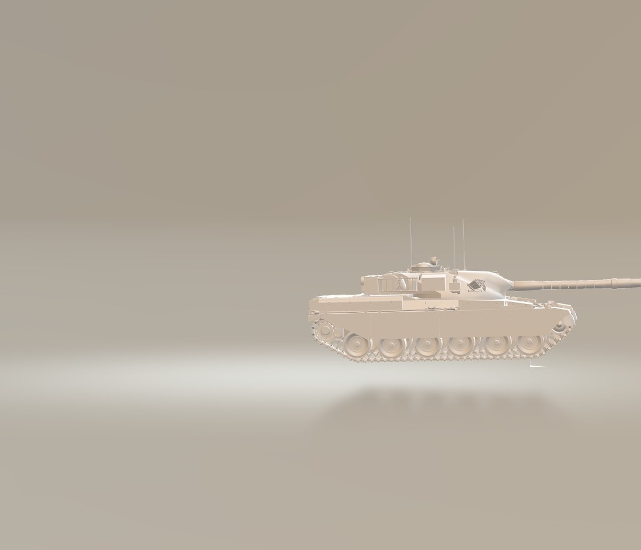 Chieftain Tank Model - TurboSquid 1364545