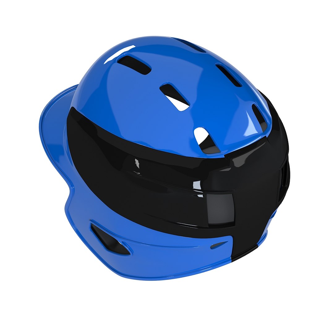 3d Model Baseball Helmet