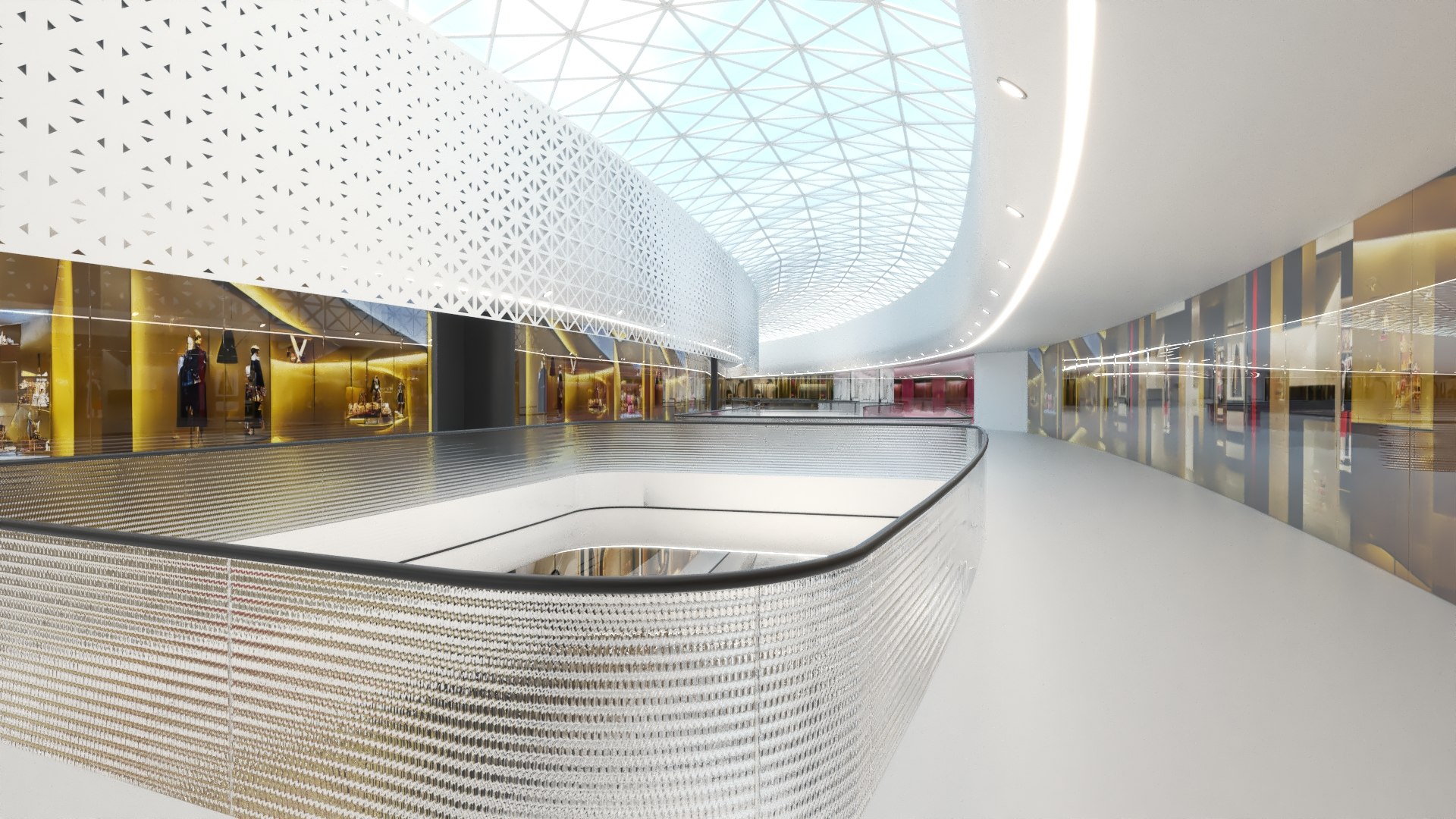 Futuristic Shopping Center 03 3D Model - TurboSquid 2139827