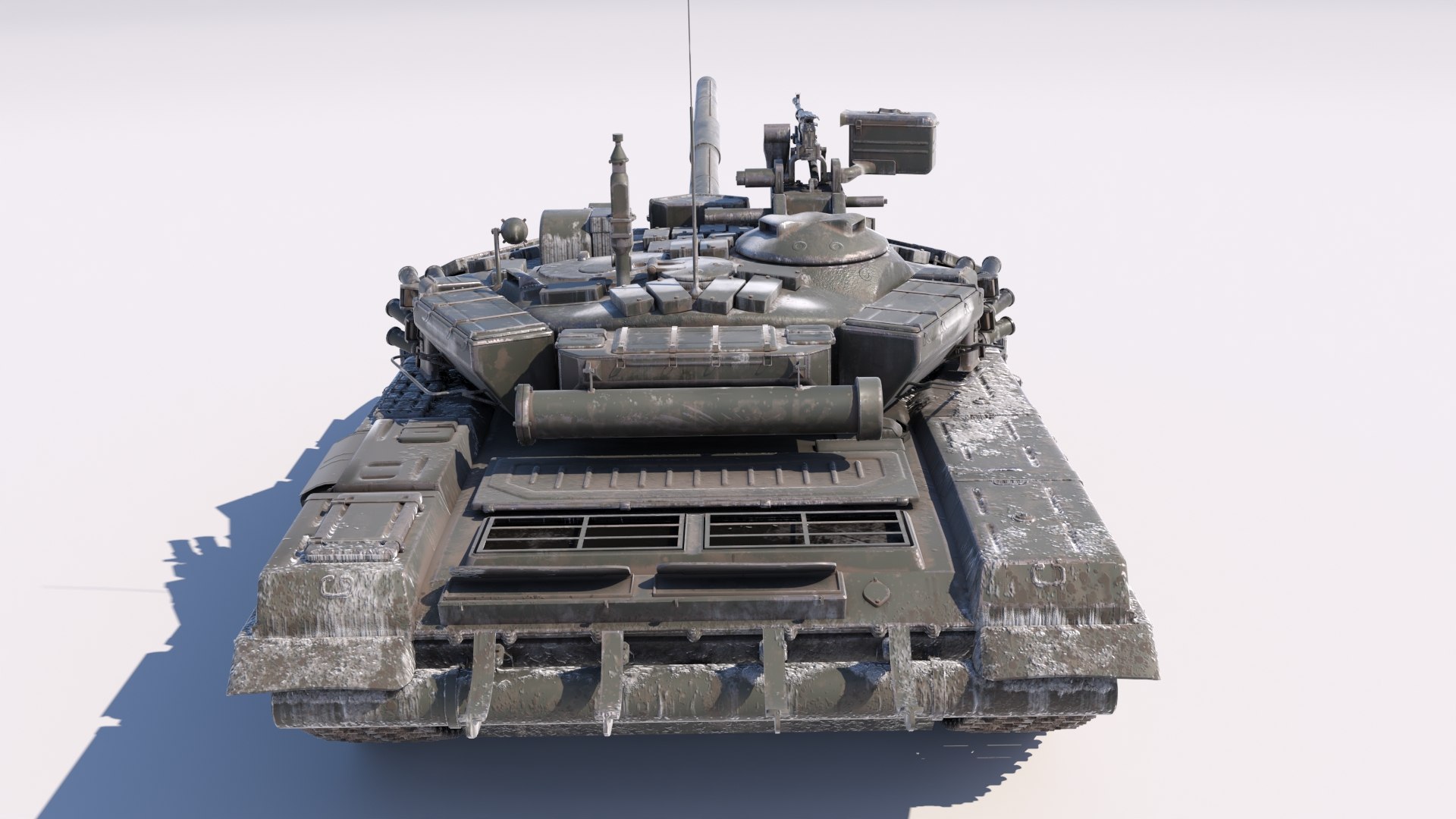 3D Model T-90 Russian Main Battle Tank With Z Marks - TurboSquid 1862681