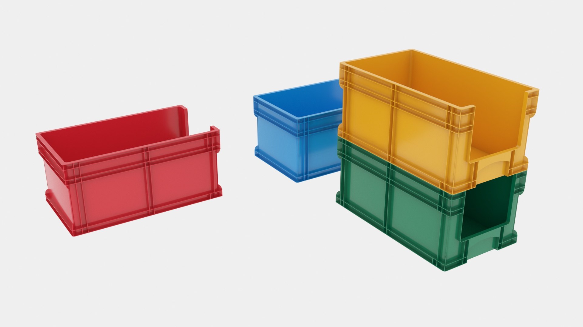 Stackable Plastic Tool Box 3D Model - TurboSquid 1939361
