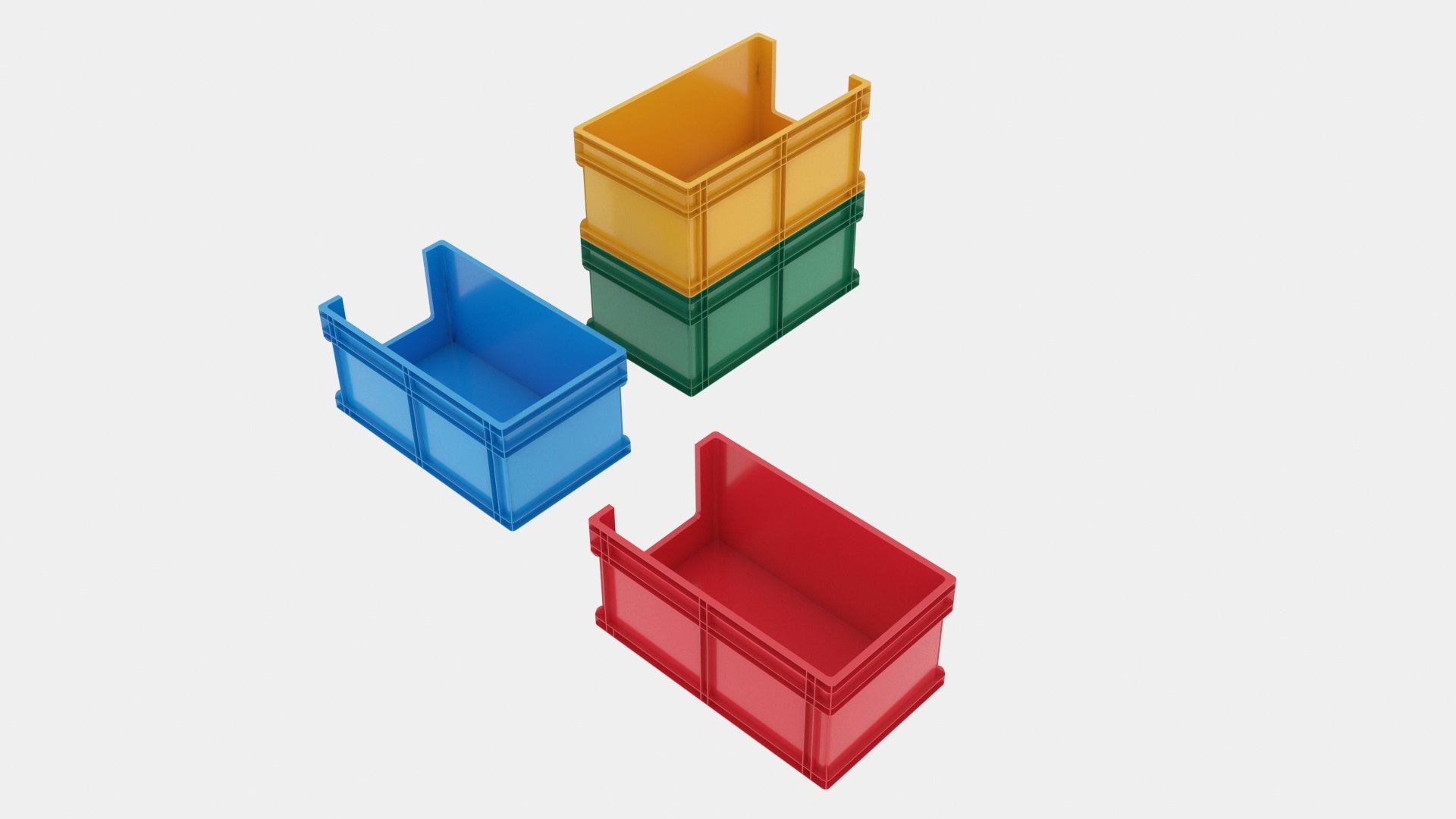 Stackable Plastic Tool Box 3D Model - TurboSquid 1939361
