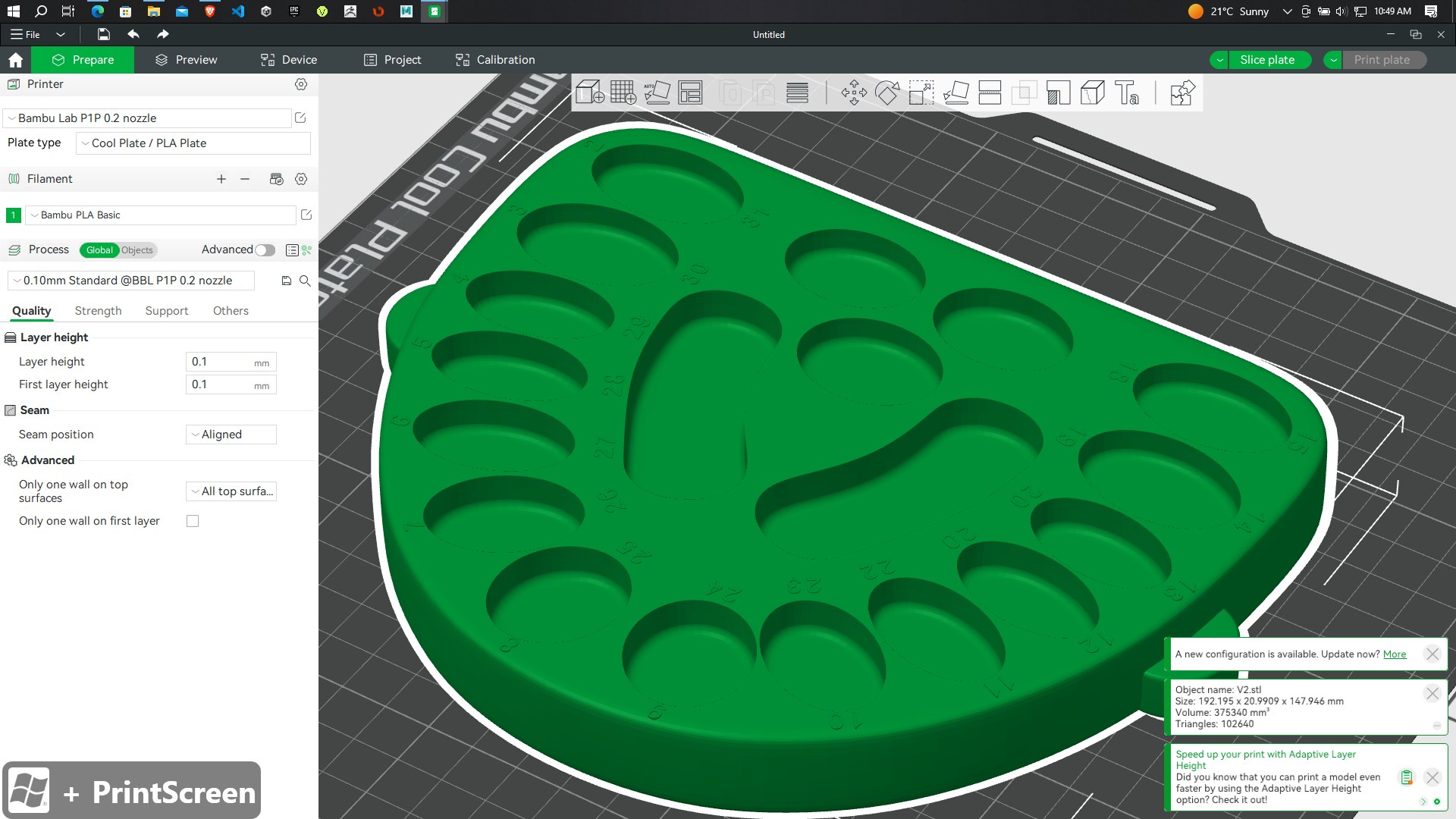 Laminate Butler Printing Ready 3D Model STL Files In 3 Version 3D Print ...