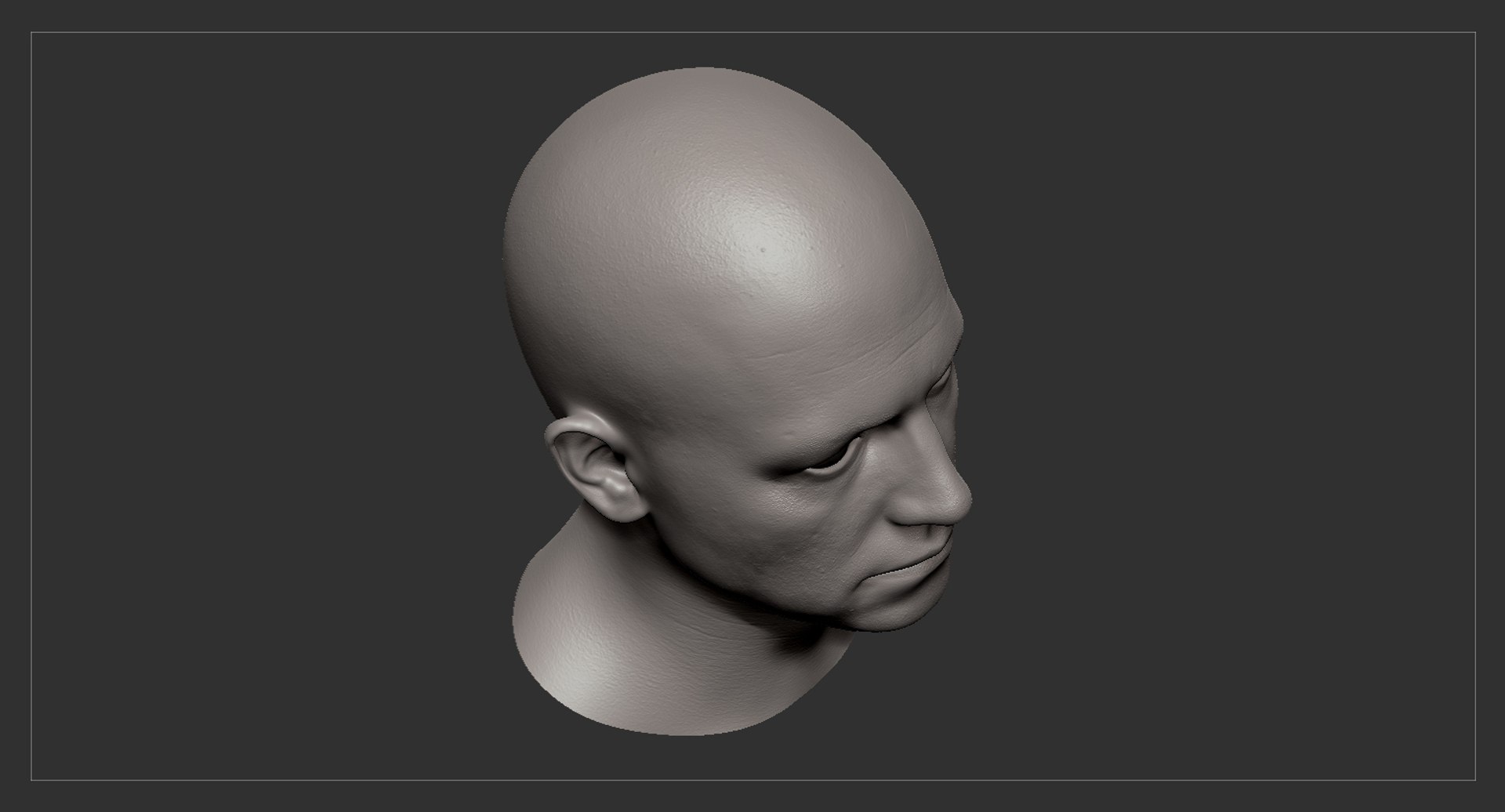 Male head 3D model - TurboSquid 1155632
