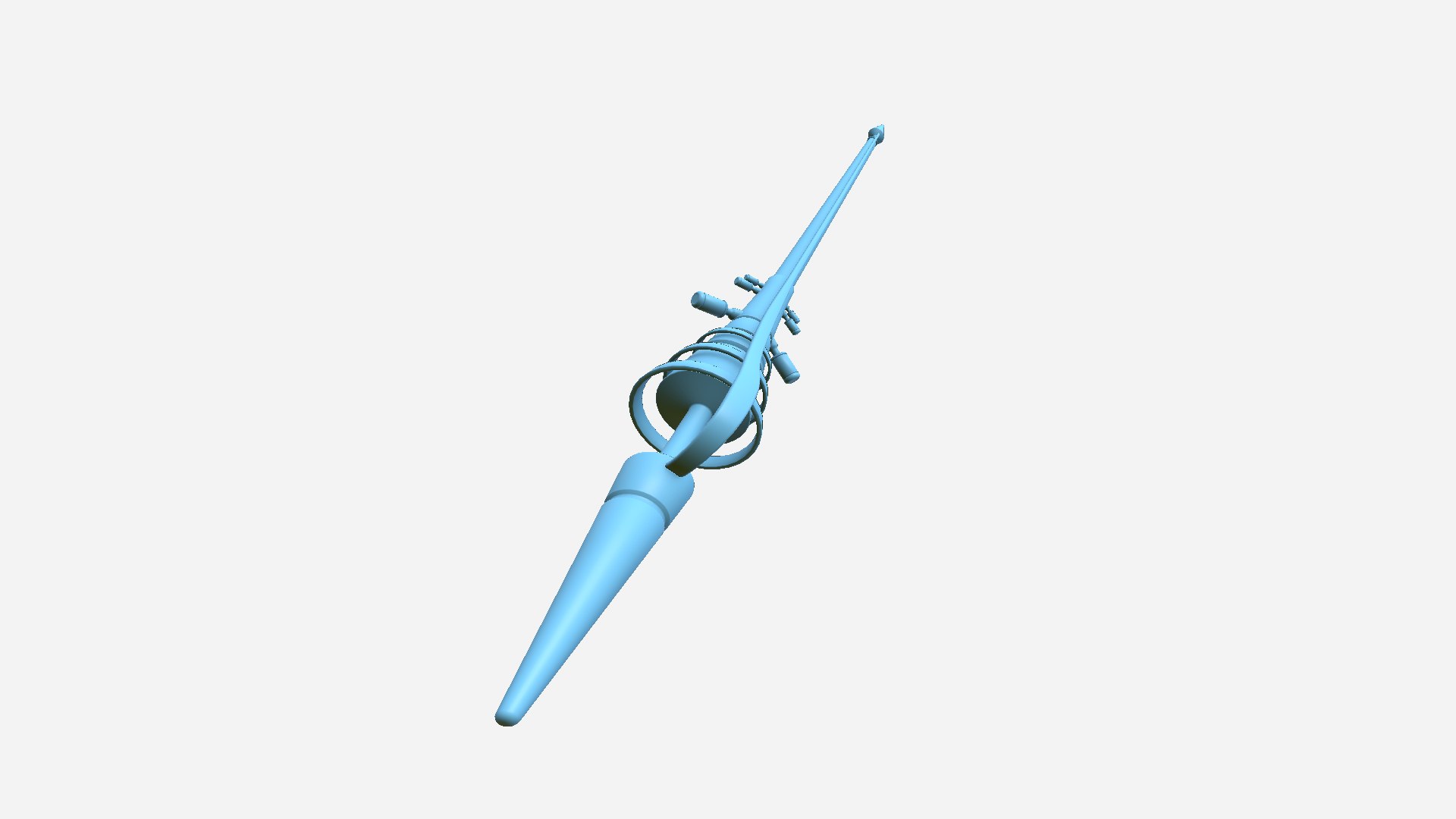 3D SciFi War Lance A01 - Sci Fi Weapon Design Model - TurboSquid 1984006