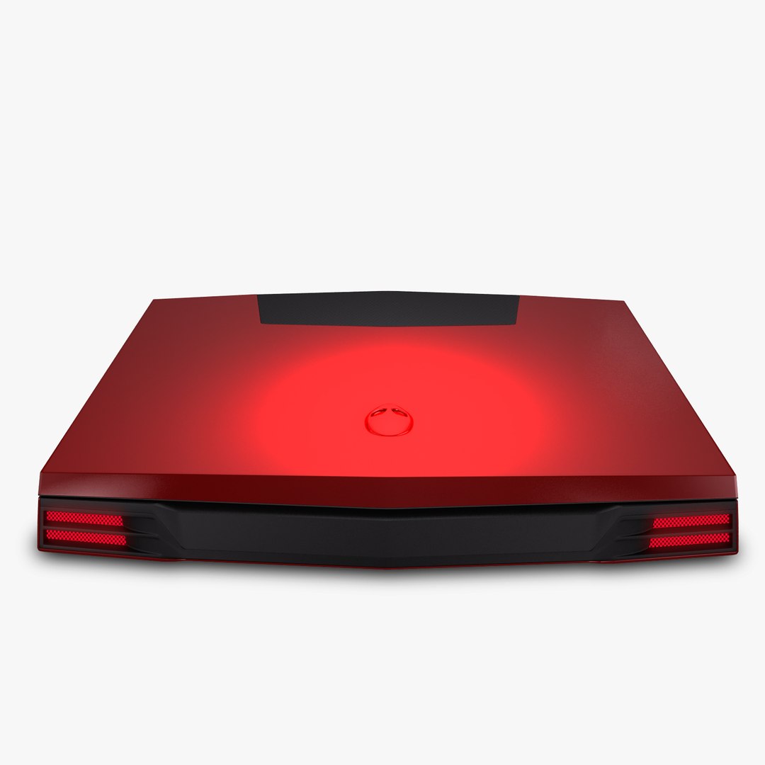 3d Alienware M17x Laptop Model