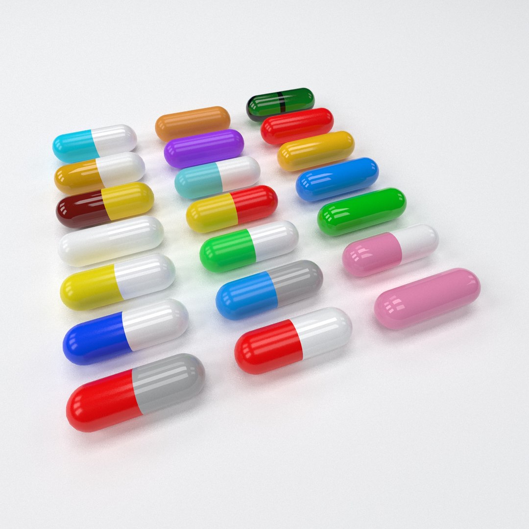 Medicine Capsule 3D - TurboSquid 1997385