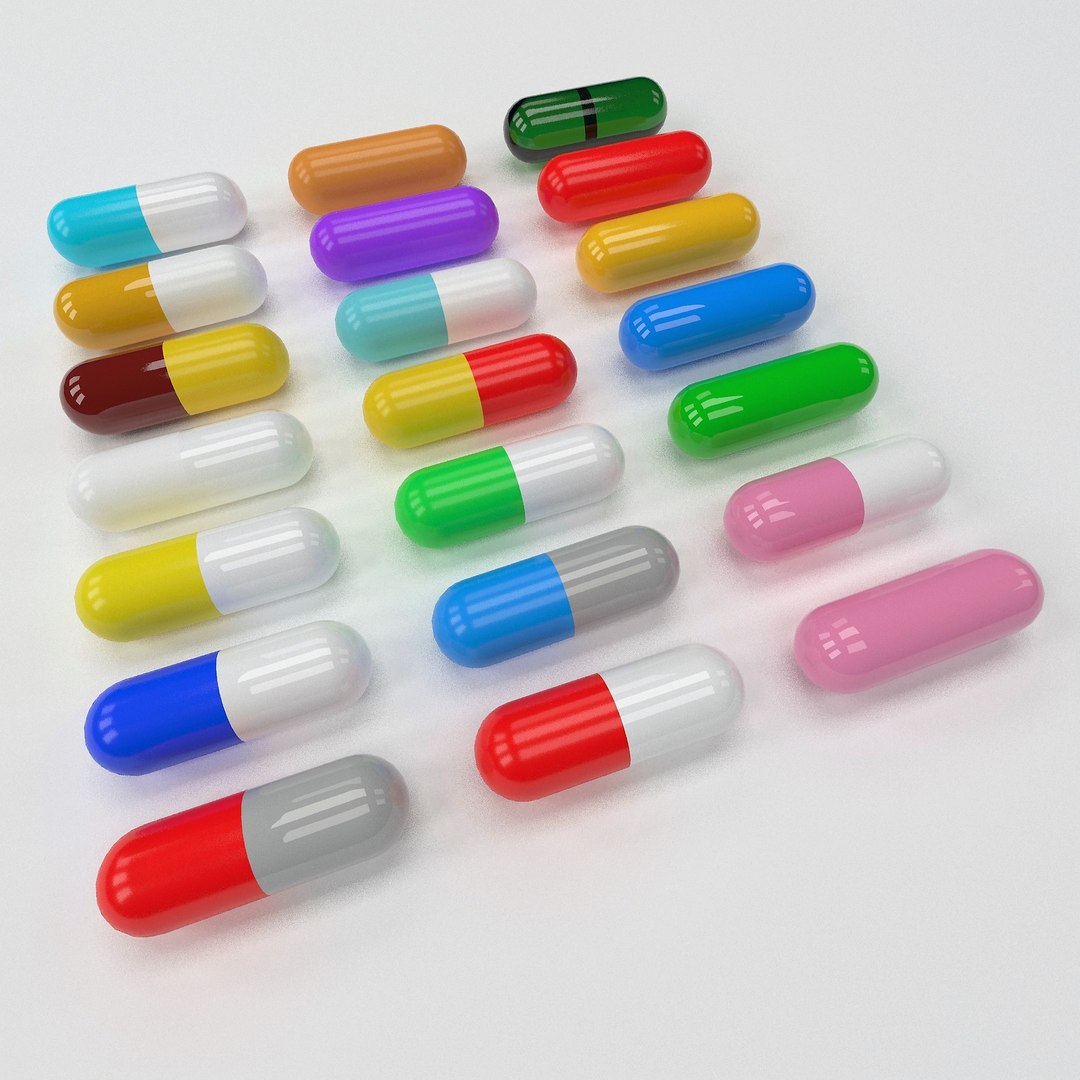 Medicine Capsule 3D - TurboSquid 1997385