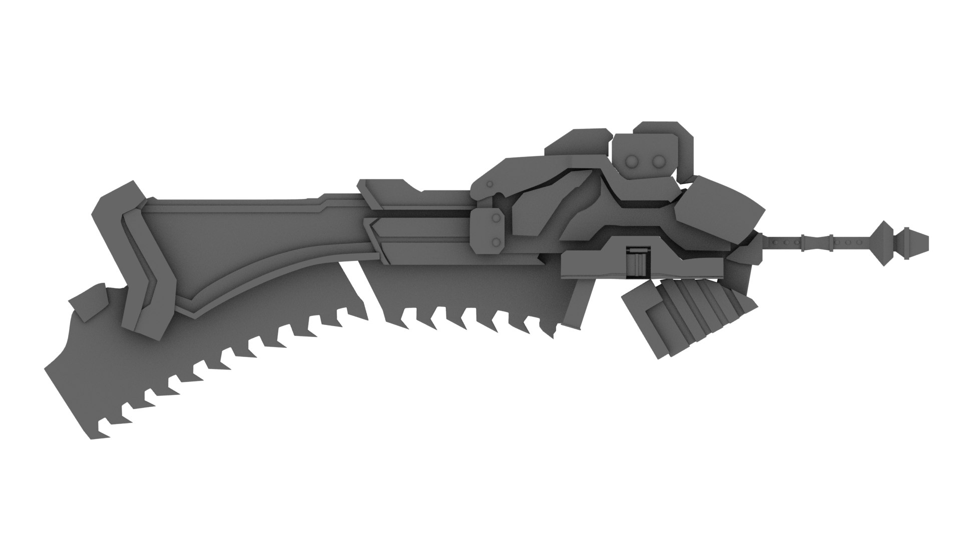 God Eater Sword 3D Model - TurboSquid 2166283