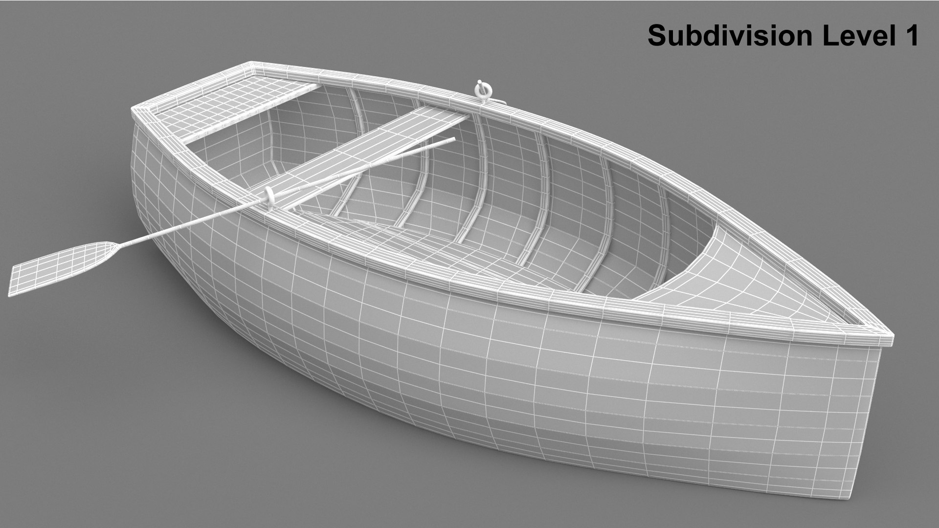Wooden Rowboat 01 3D Model - TurboSquid 2274514