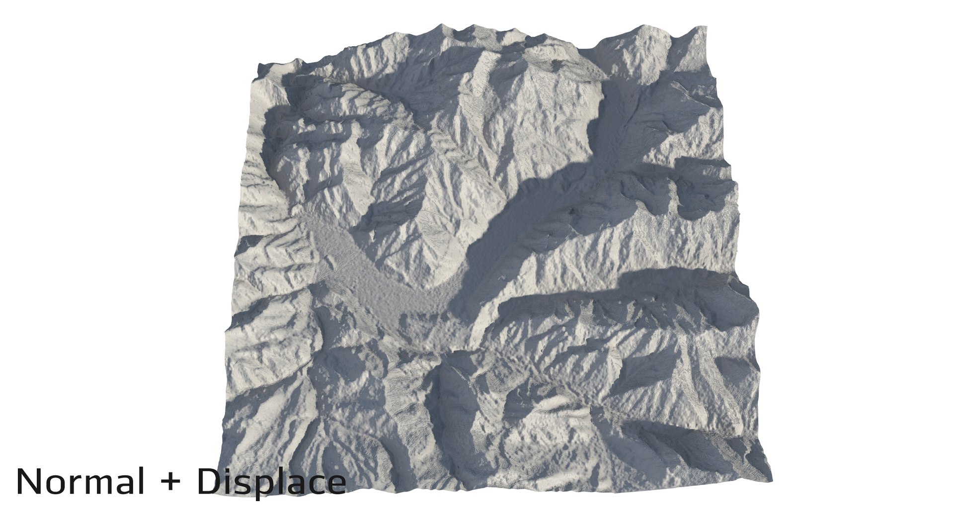 3D Andes Mountain Range - TurboSquid 1312091
