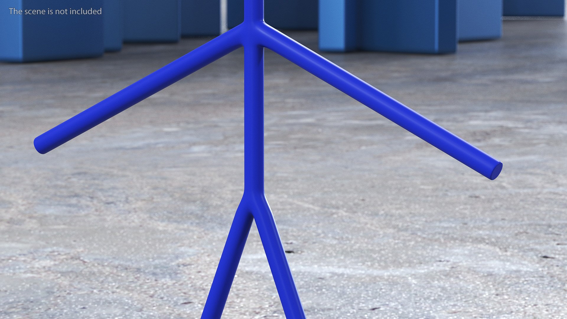 Stickman Cartoon Figure Blue 3D - TurboSquid 2086096