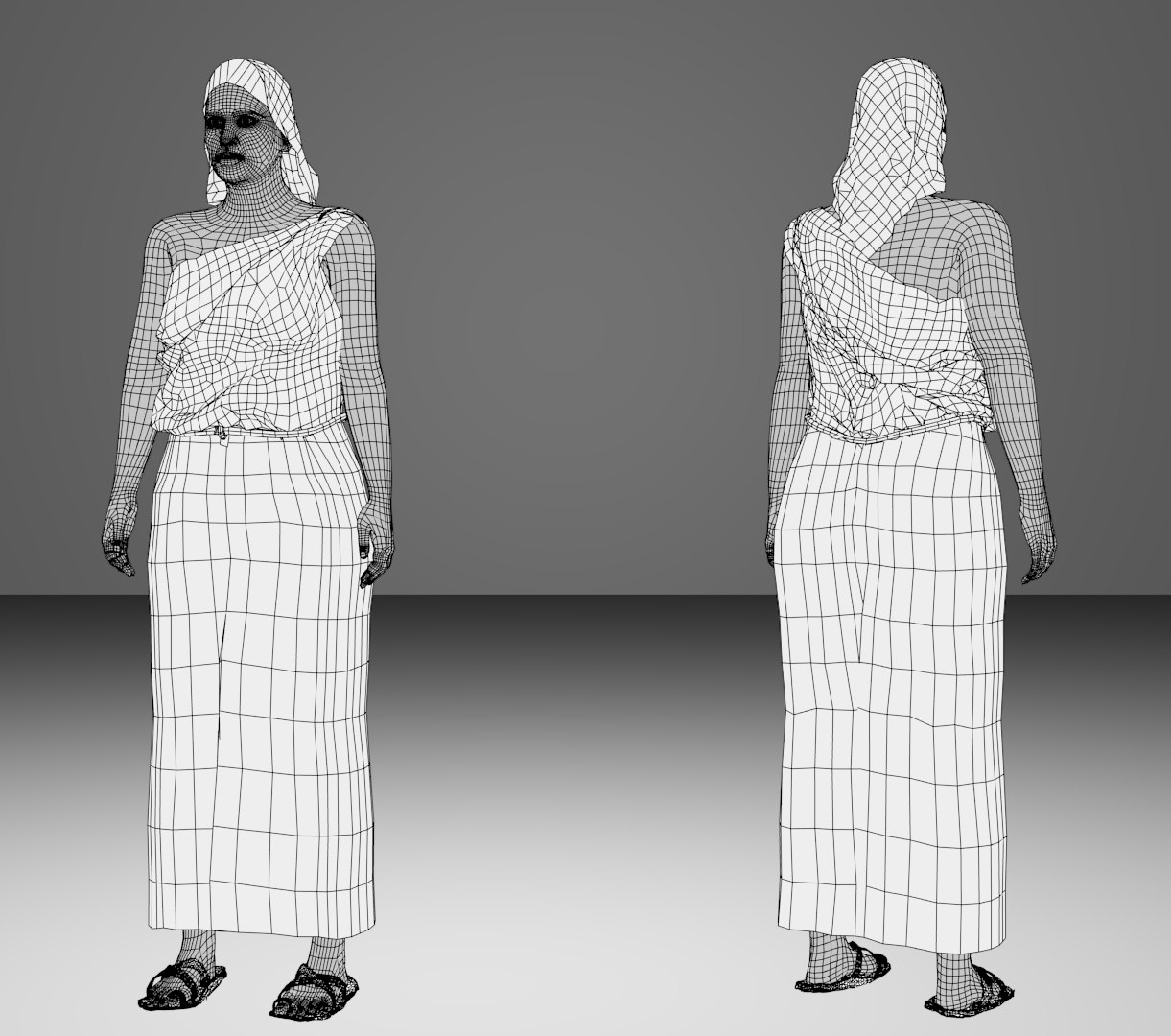 3D african female model - TurboSquid 1606795