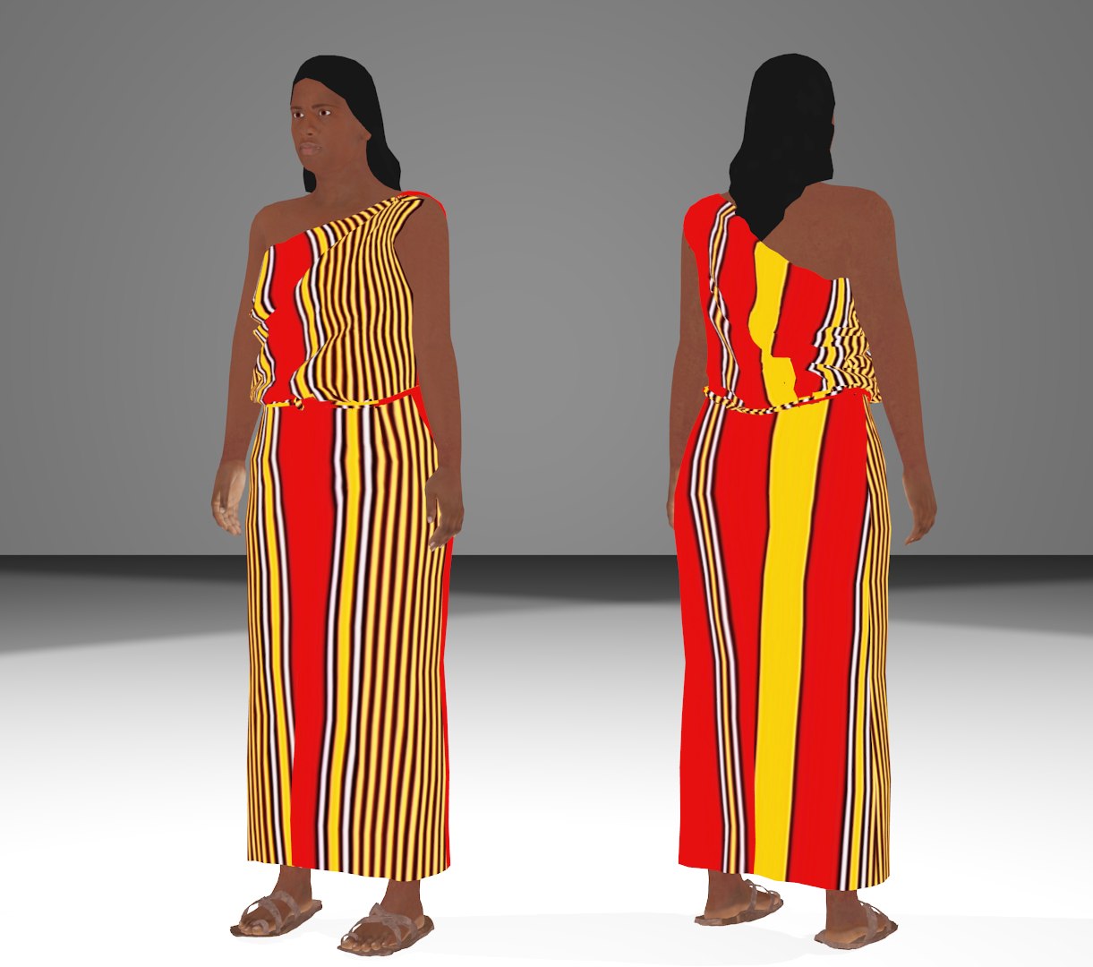 3D african female model - TurboSquid 1606795