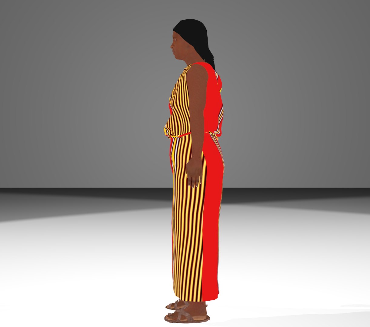 3D african female model - TurboSquid 1606795