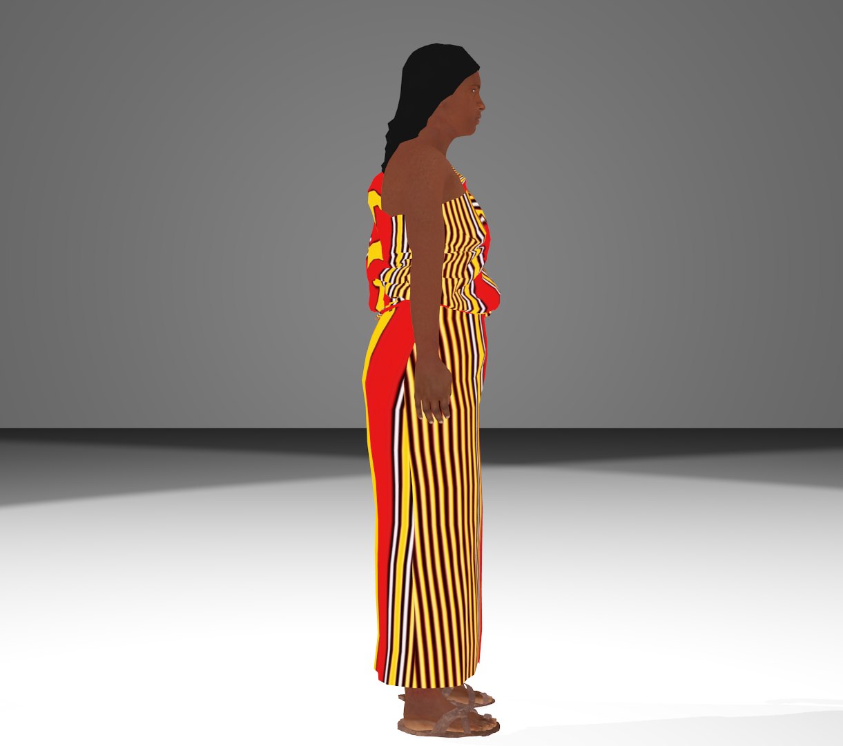 3D african female model - TurboSquid 1606795