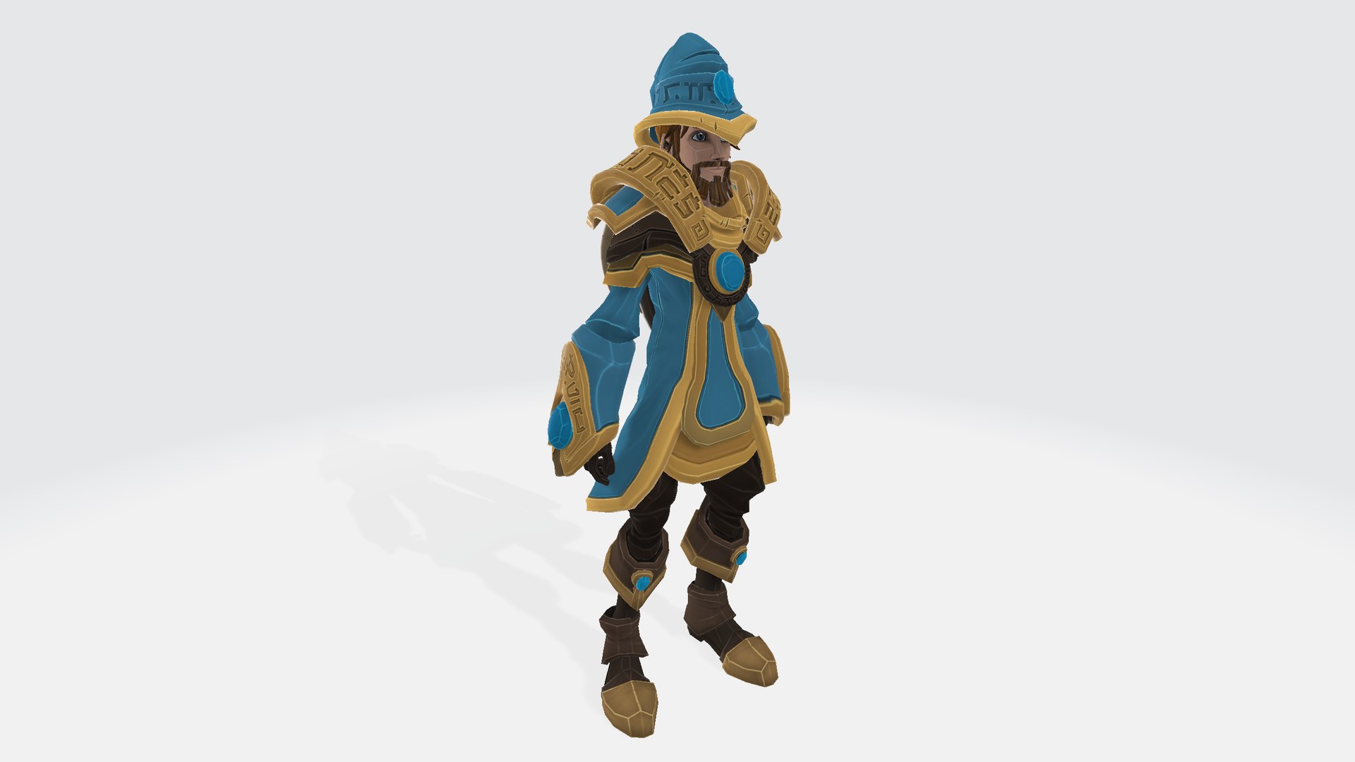 3D Male Wizard Model - TurboSquid 2350174