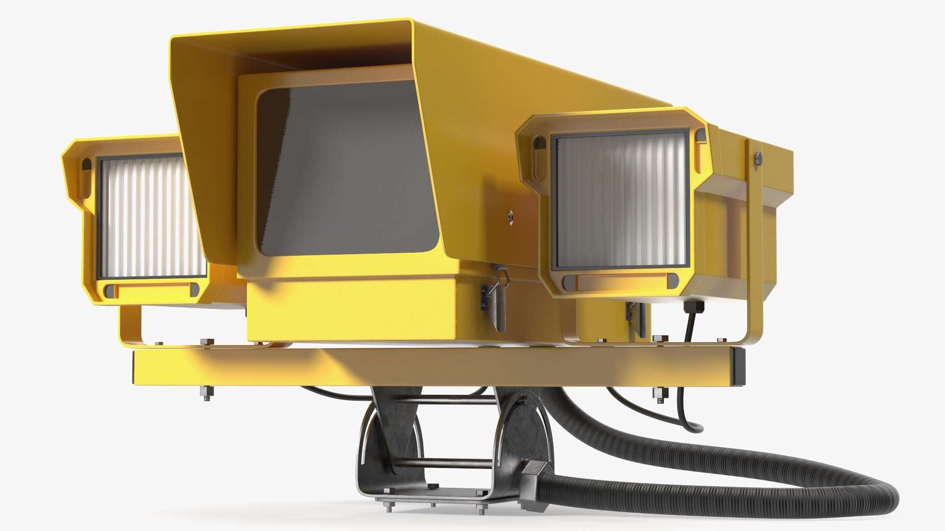Traffic Speed Control Camera Yellow 3D - TurboSquid 1773108