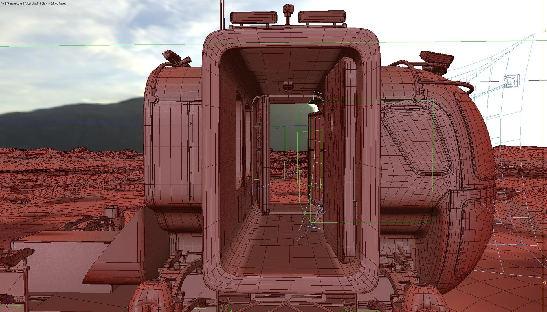 3D Space Exploration Vehicle Unity PBR model - TurboSquid 1991996