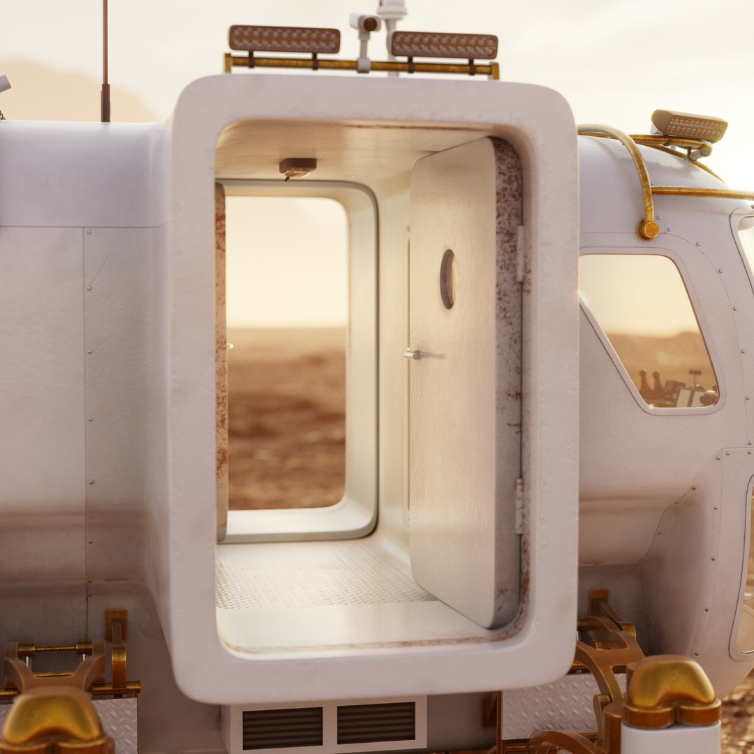 3D Space Exploration Vehicle Unity PBR Model - TurboSquid 1991996